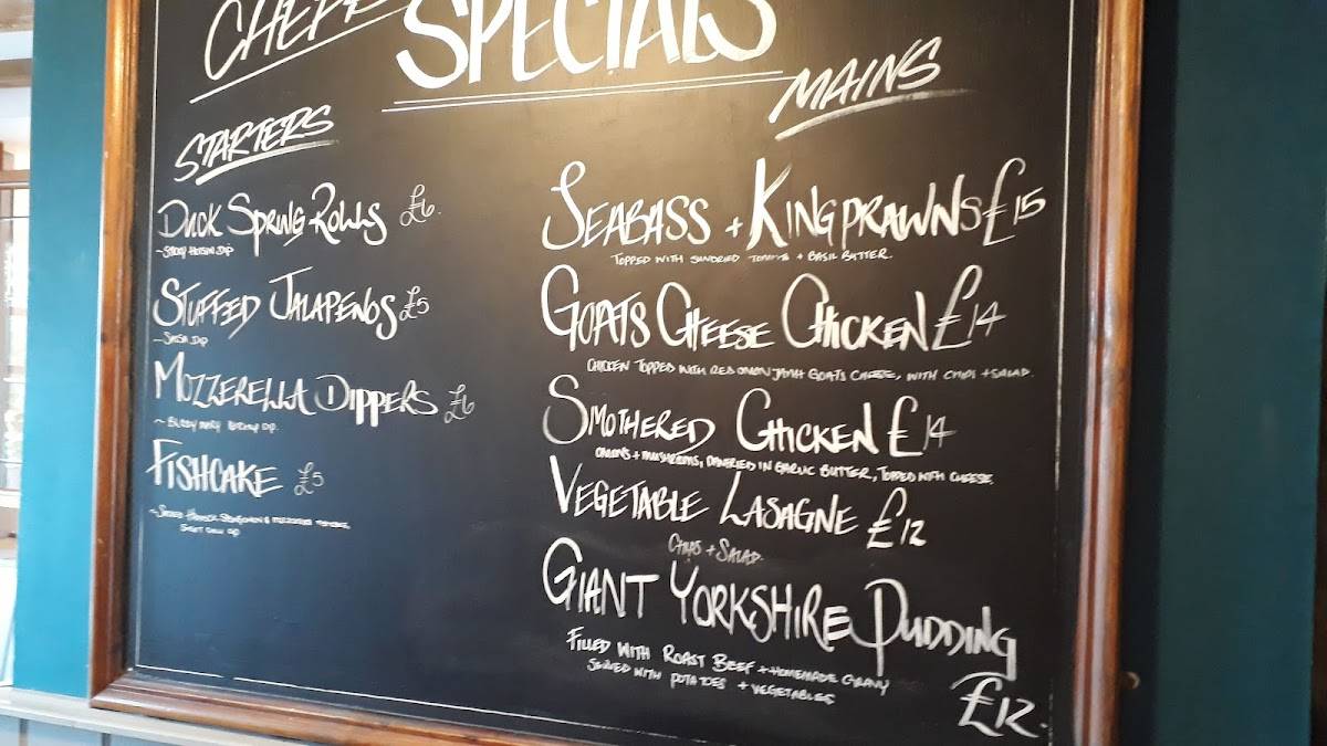 Menu at Red Lion Corley Moor pub & bar, Coventry, Wall Hill Rd
