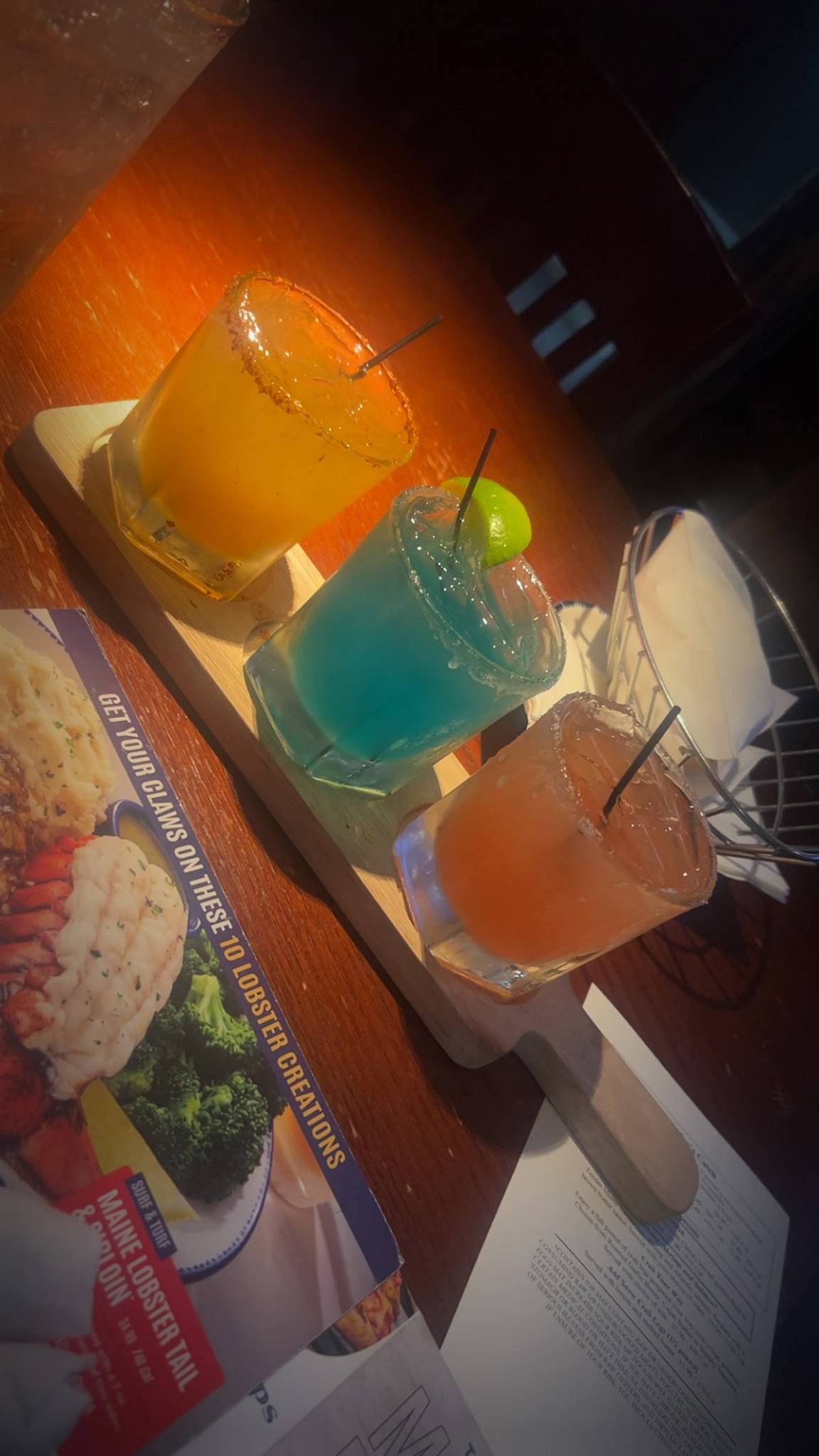 Menu at Red Lobster restaurant, Memphis, 8161 US-64