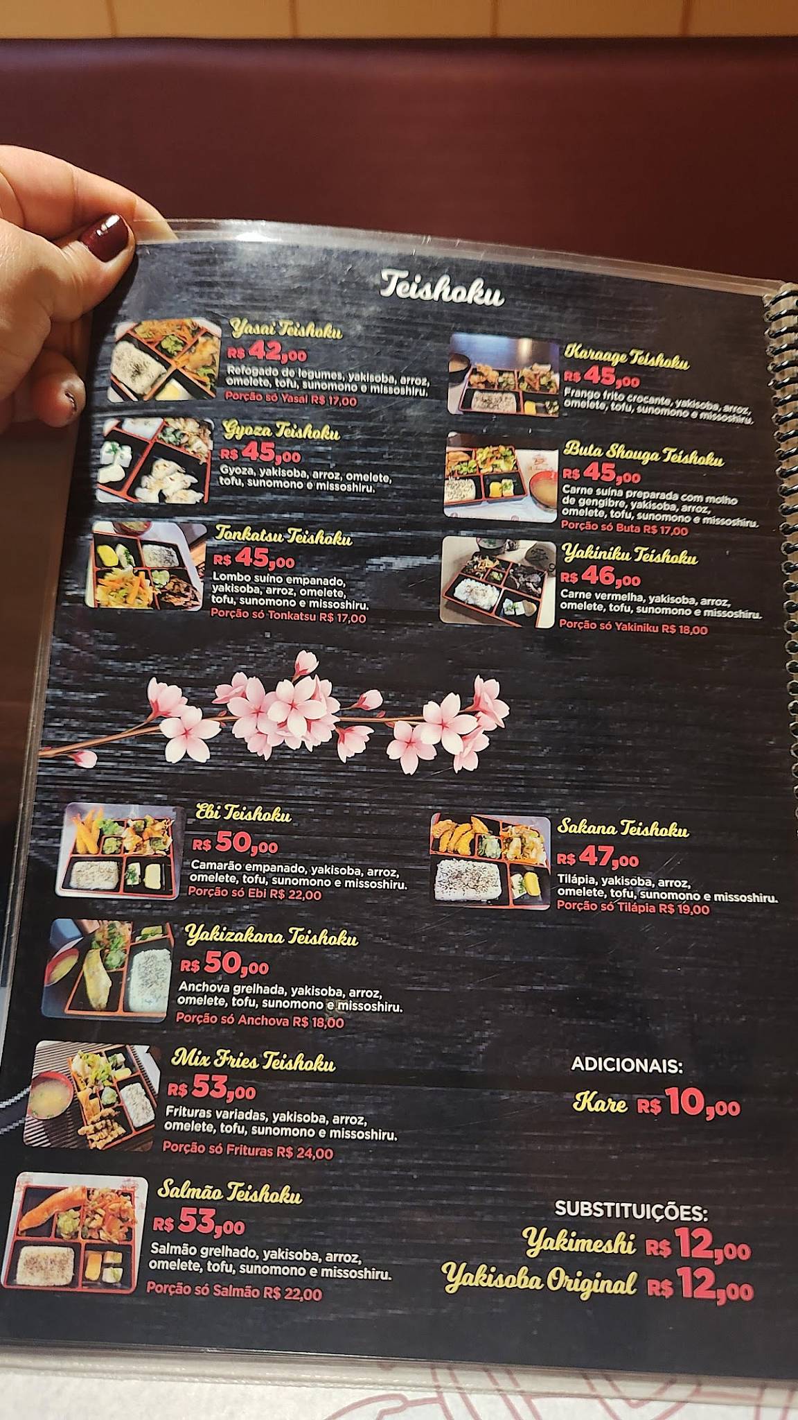 Menu em A Dona Ai Japanese Home Cooking restaurante, Curitiba