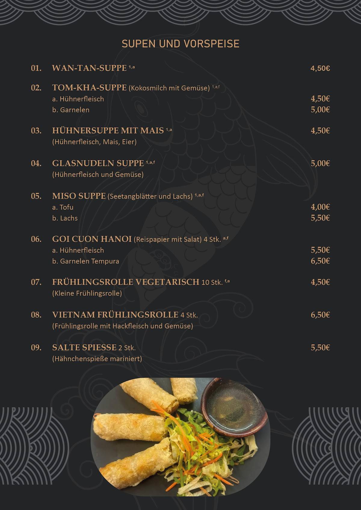 Speisekarte von ASIA LE restaurant, Bitterfeld-Wolfen