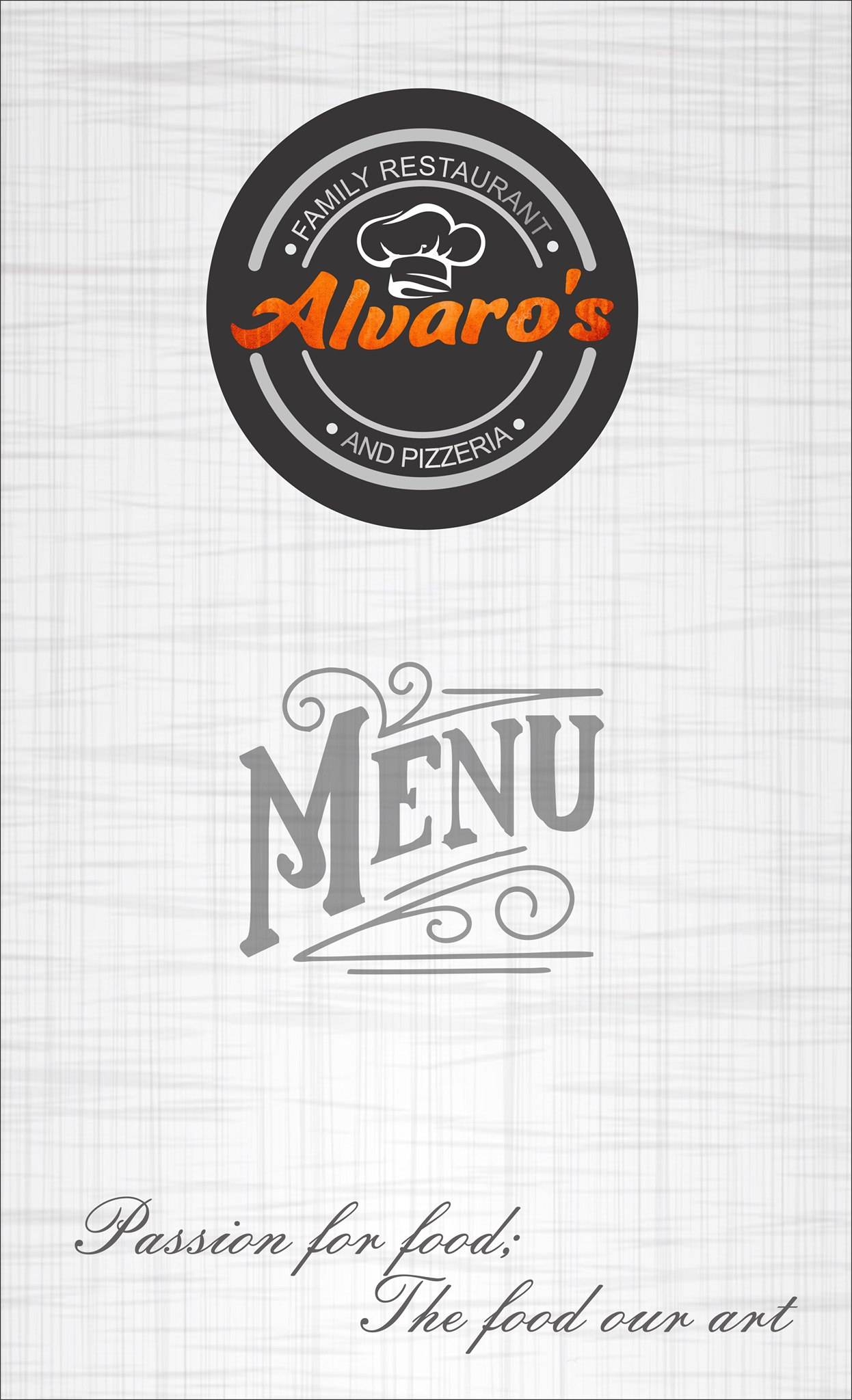 Menu at Alvaro's Family Restaurant, North Port