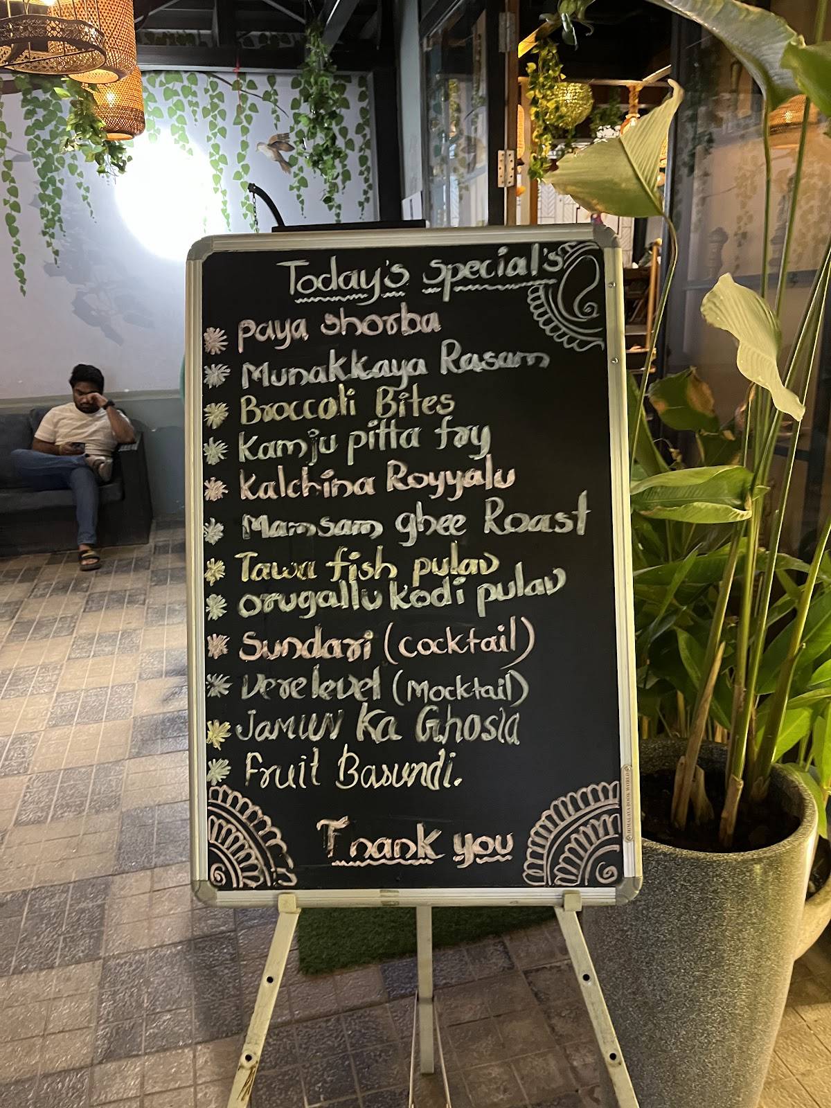 Menu at AnTeRa Kitchen and Bar, Hyderabad, Plot no
