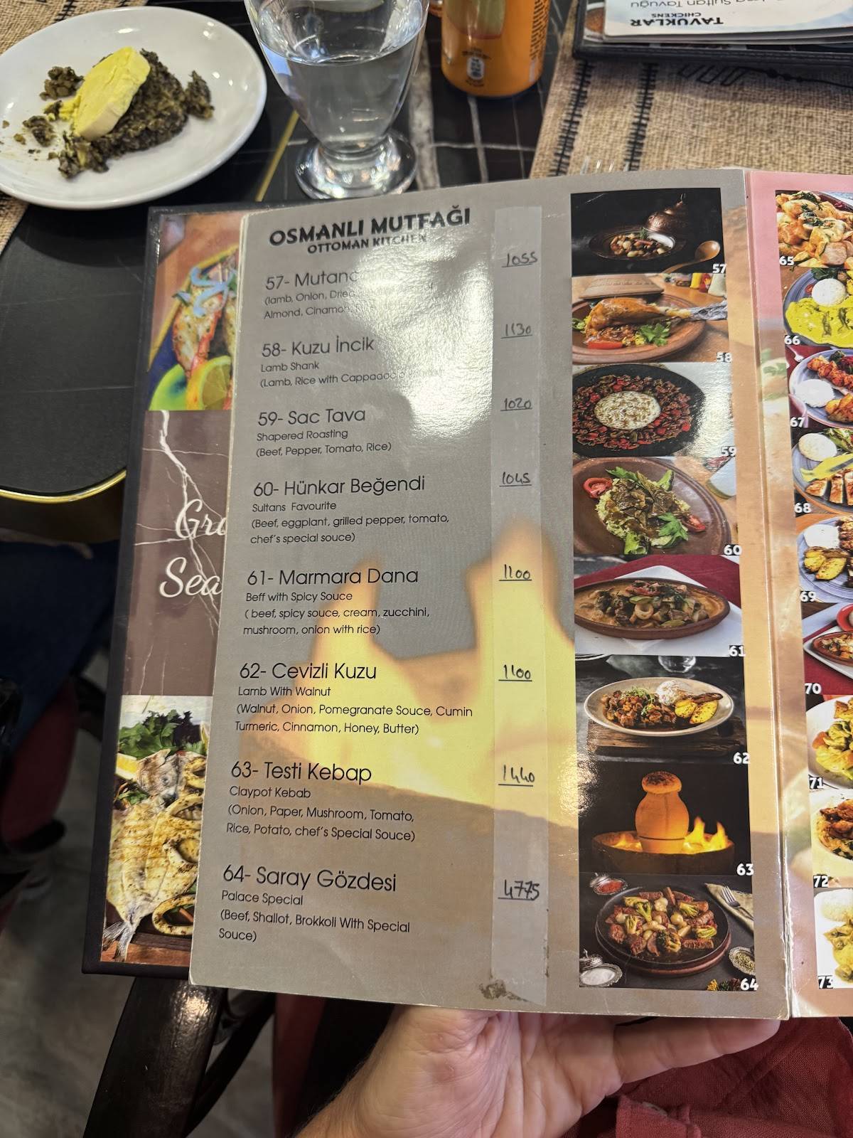 Menu at Ararat Terrace Restaurant & Rooftop, Istanbul