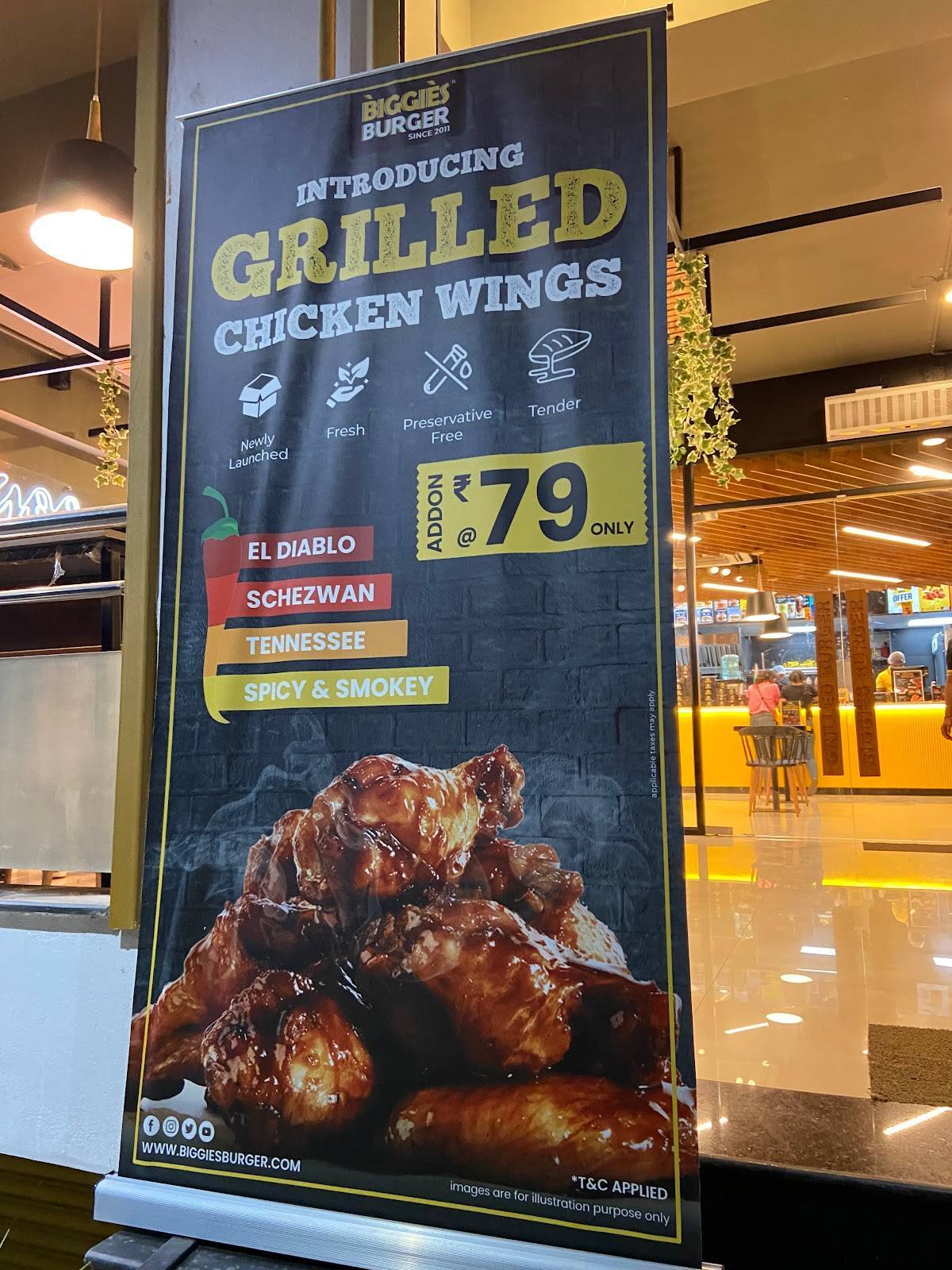 Menu at Biggies Burger: AECS Layout, Bengaluru