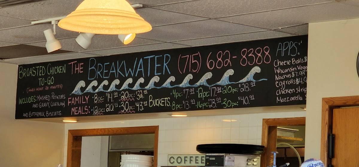 Menu at Breakwater Restaurant, Ashland