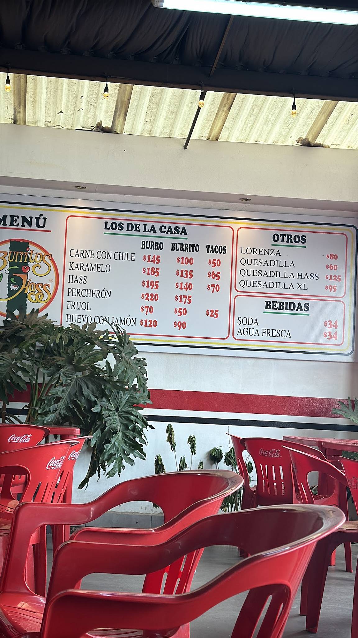 Carta del restaurante Burritos Hass, Heroica Nogales, Av. Alvaro ...