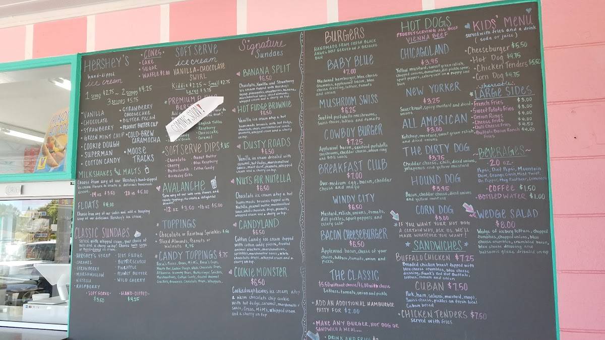Menu at Dairy Rich restaurant, Palm Harbor