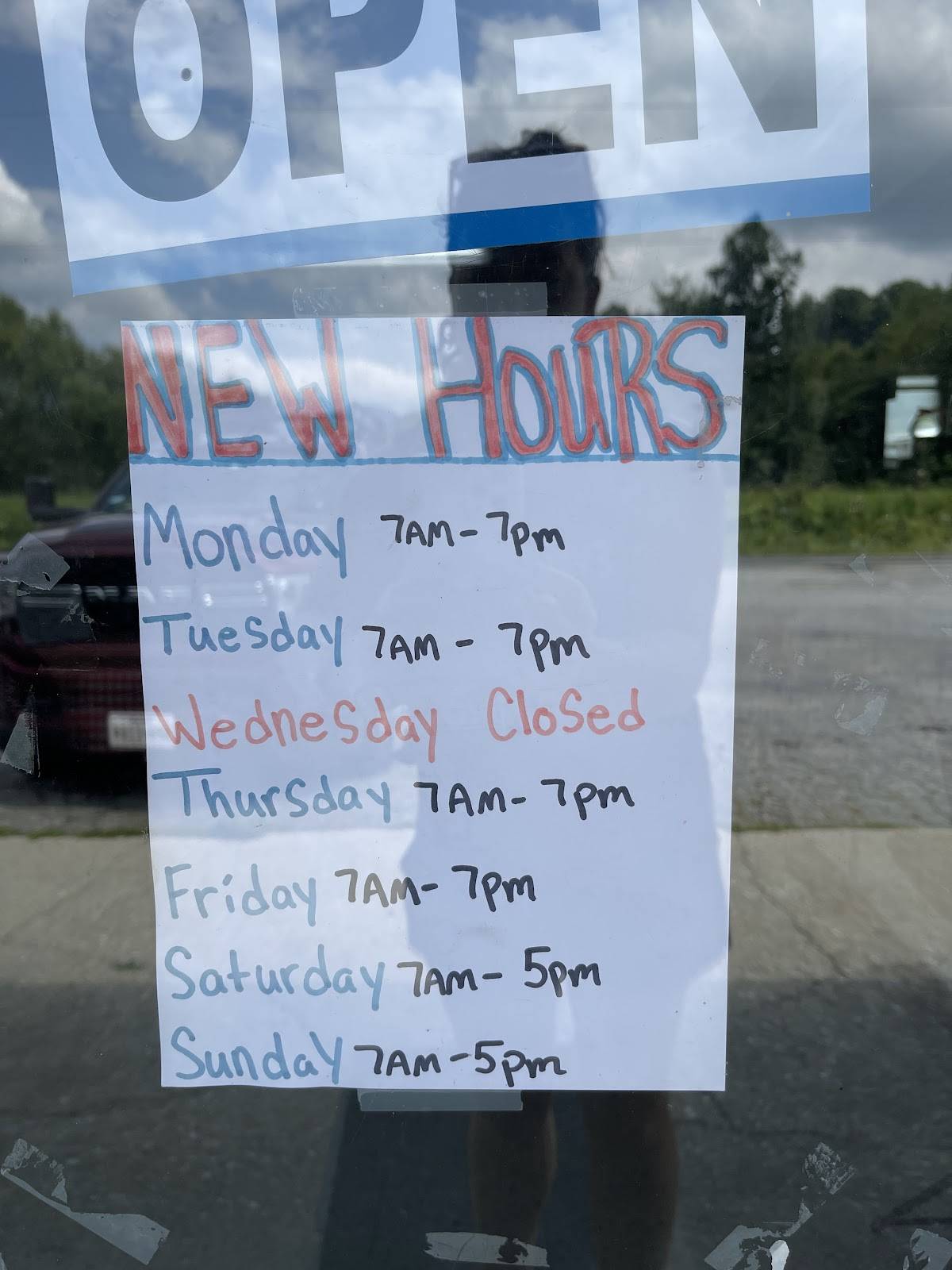 Menu at Deb's Diner restaurant, Old Fort