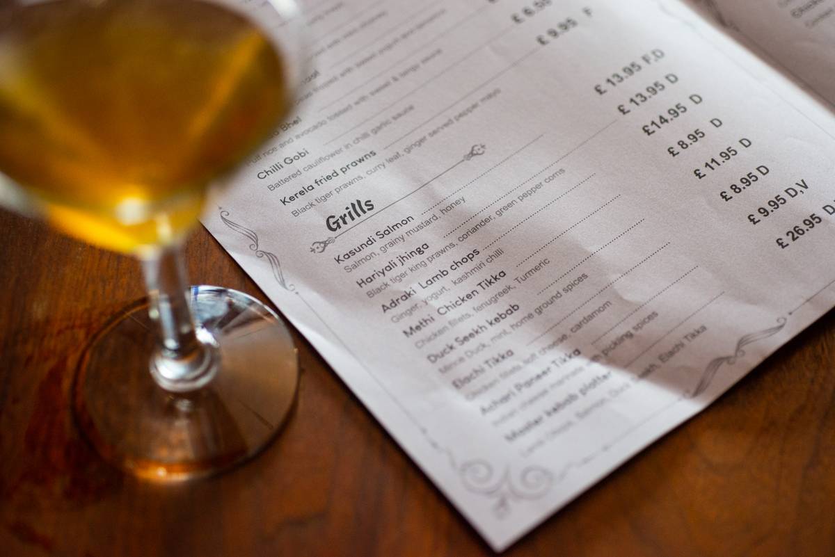 Menu at Dhoom Kitchen restaurant, London
