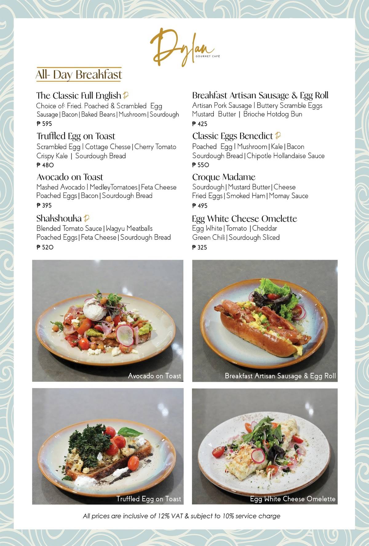 Menu at Dylan Cafe SM North The Block, Quezon City