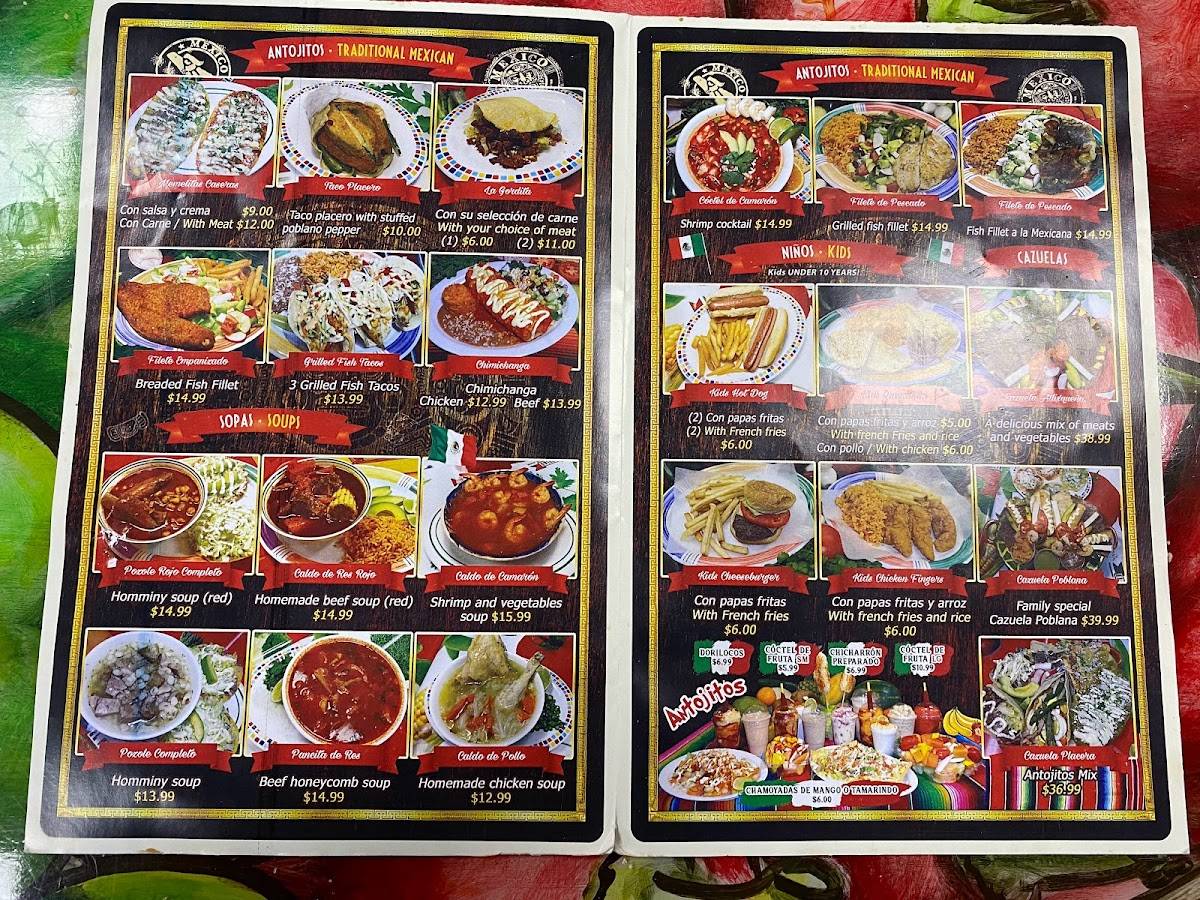 Menu at El Primo Produce restaurant, Norristown