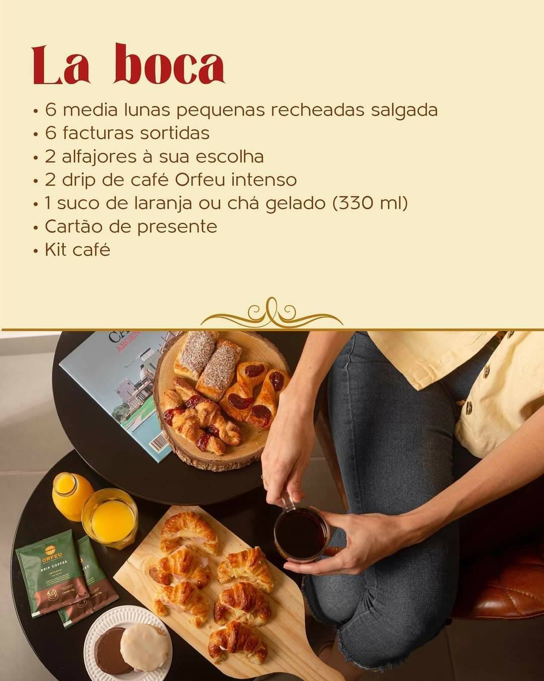 Menu em medialuna | sabores argentinos restaurante, Curitiba