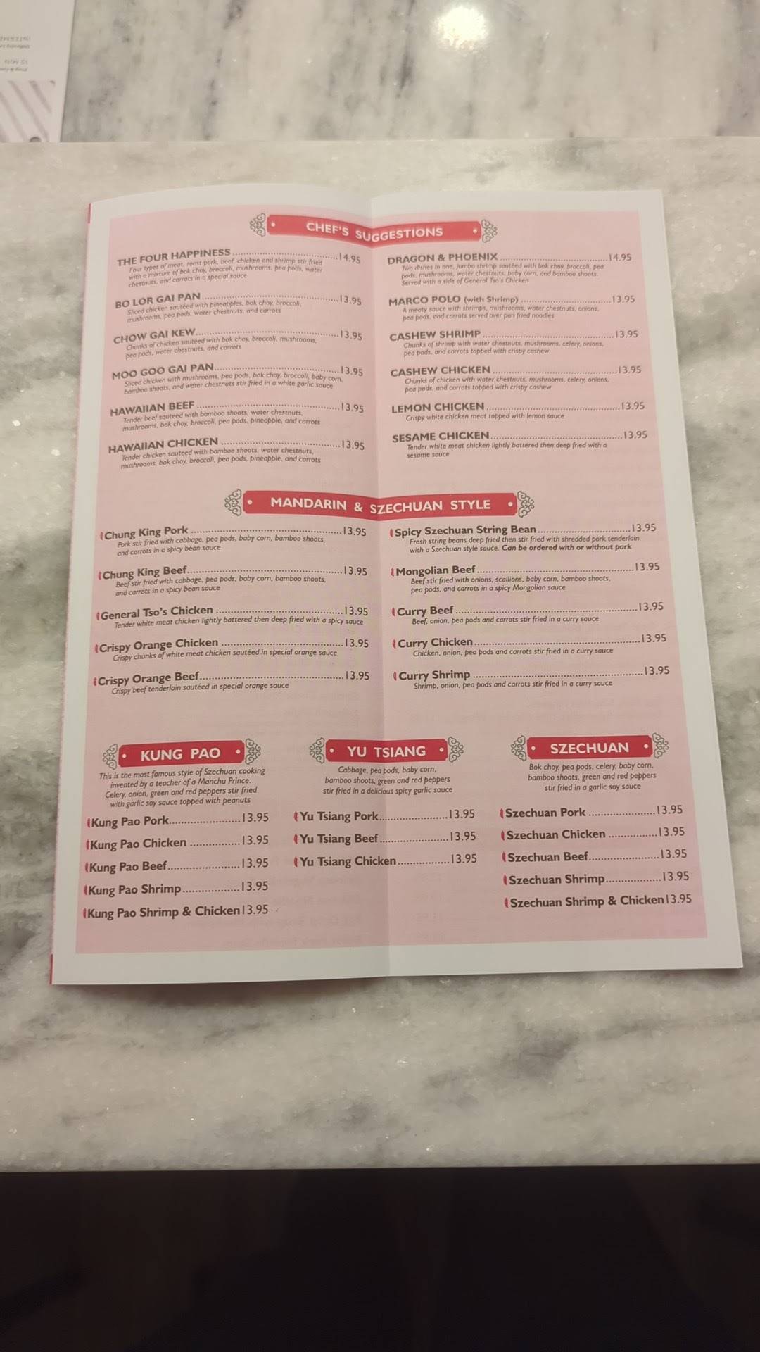 Menu at First Kitchen Chinese Restaurant, Northwood
