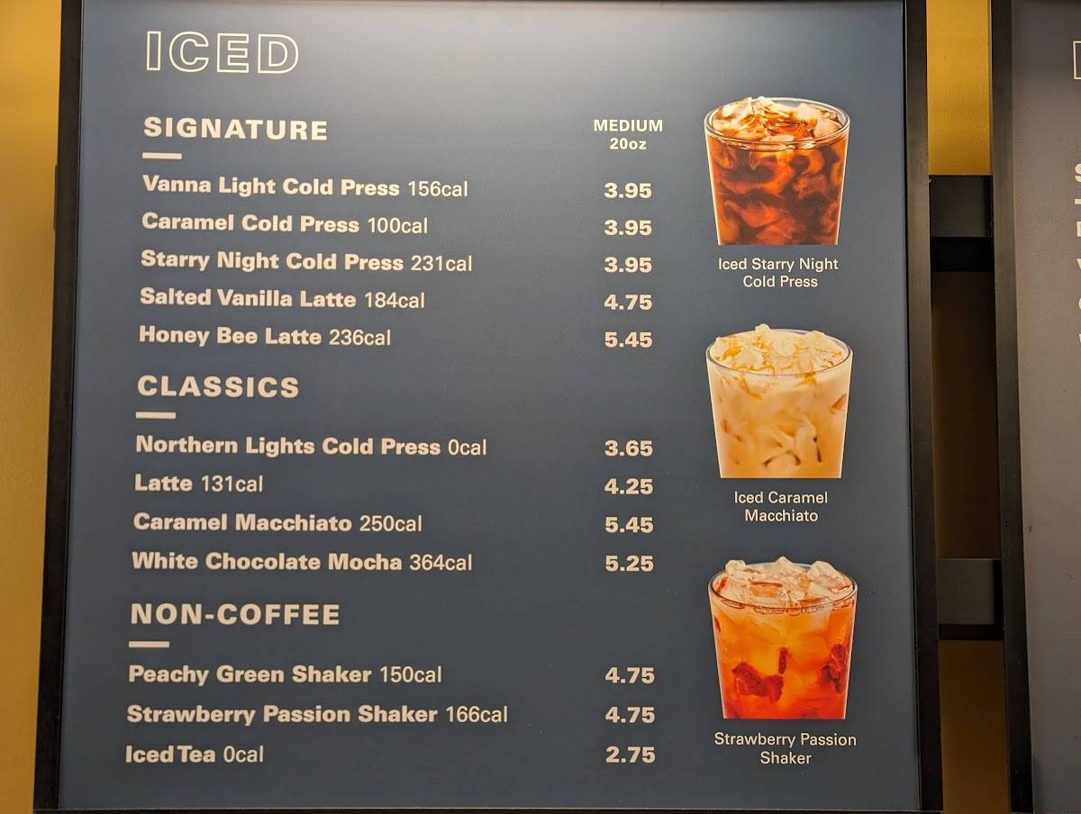 Menu at Ginna's Café @ SCHEELS restaurant, The Colony