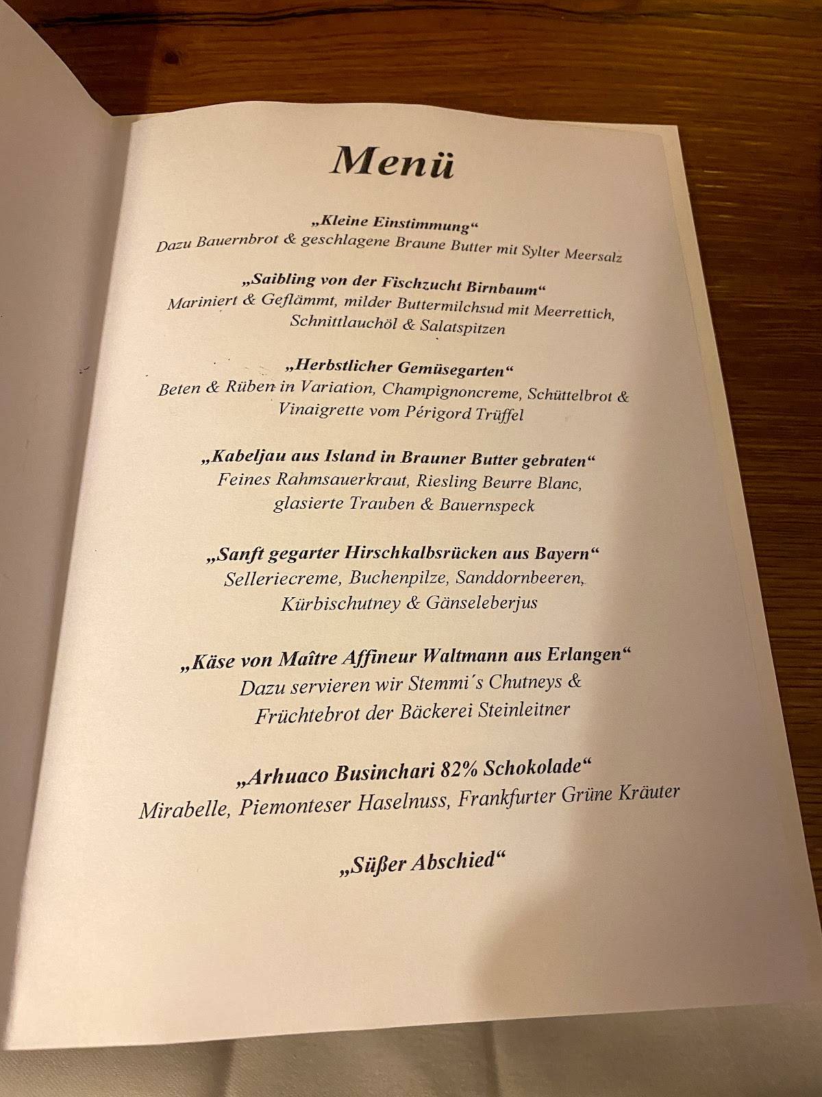 Speisekarte von Haus Stemberg restaurant, Velbert