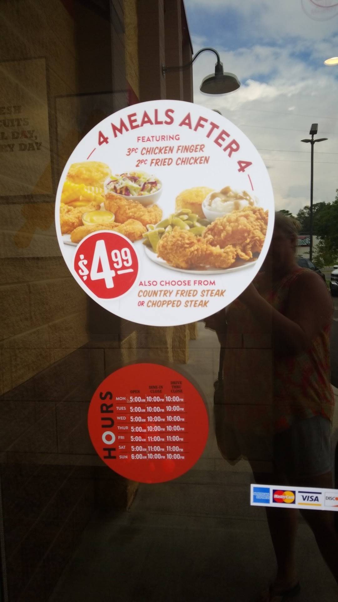 Menu at Jack's fast food, Eufaula