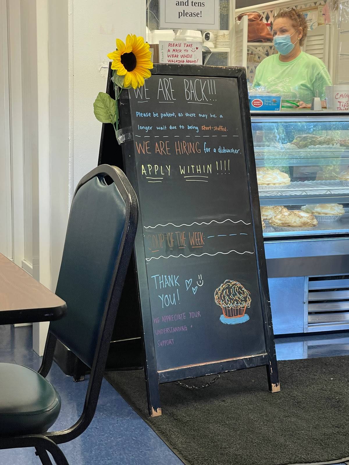 Menu at Kate's Kitchen restaurant, Flat Rock