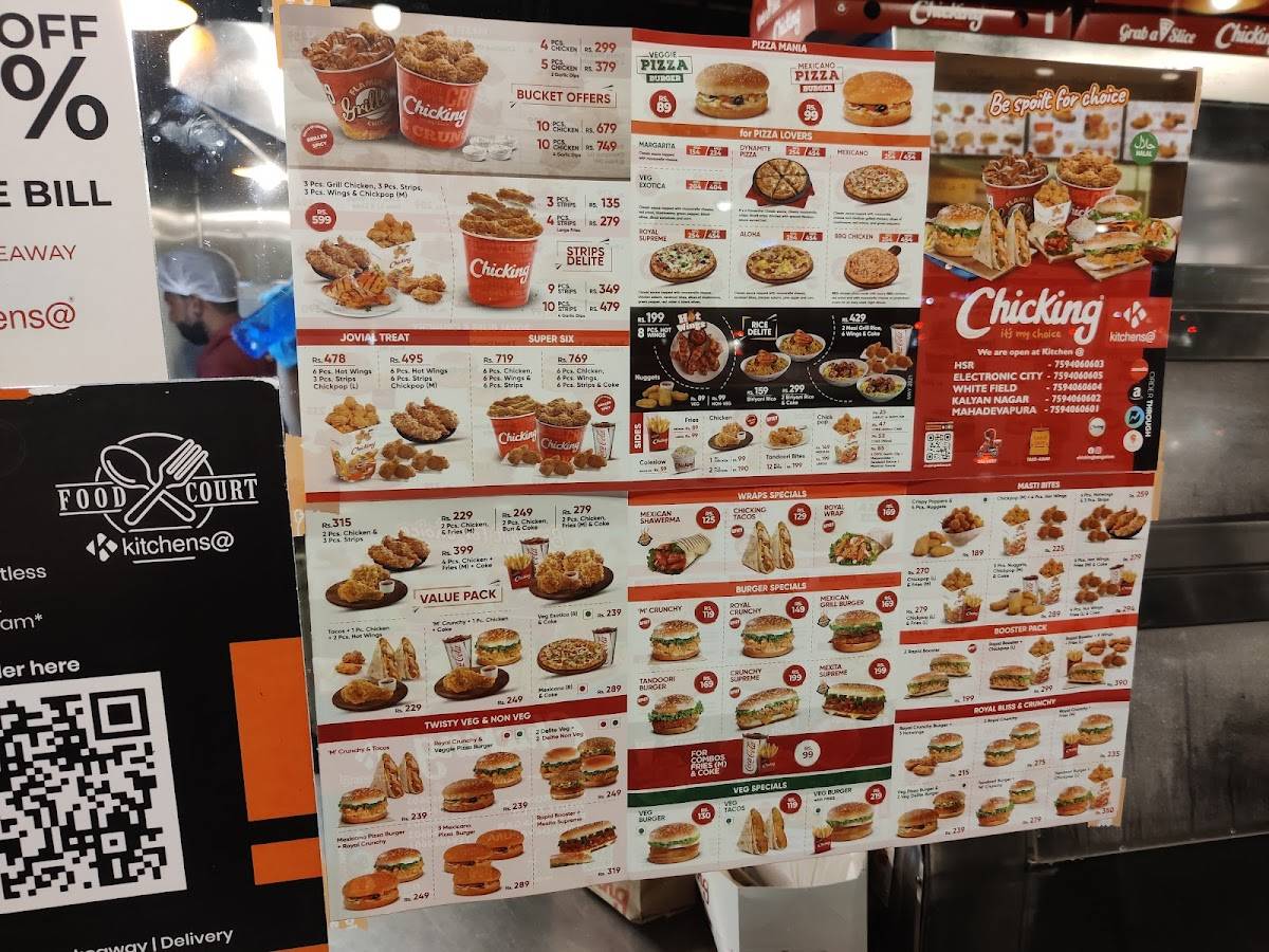 Menu at Kitchens@ HSR Layout, Bengaluru, 1, 14th Main Rd