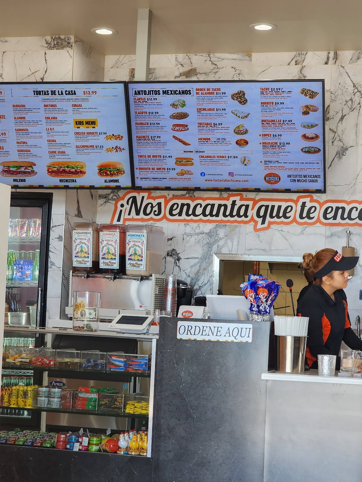 Carta del restaurante LA HECHIZERA TORTAS COOPER ST, Arlington, S Cooper St