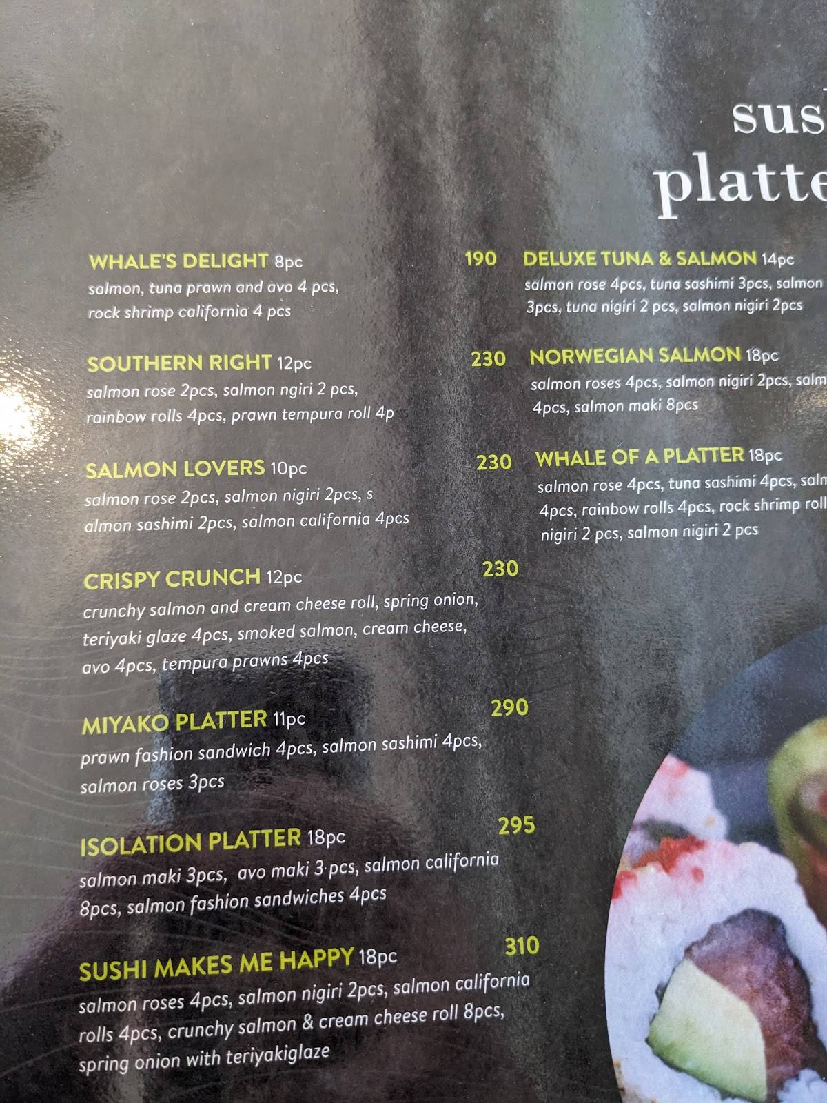 Menu at Lemonicious restaurant, Hermanus
