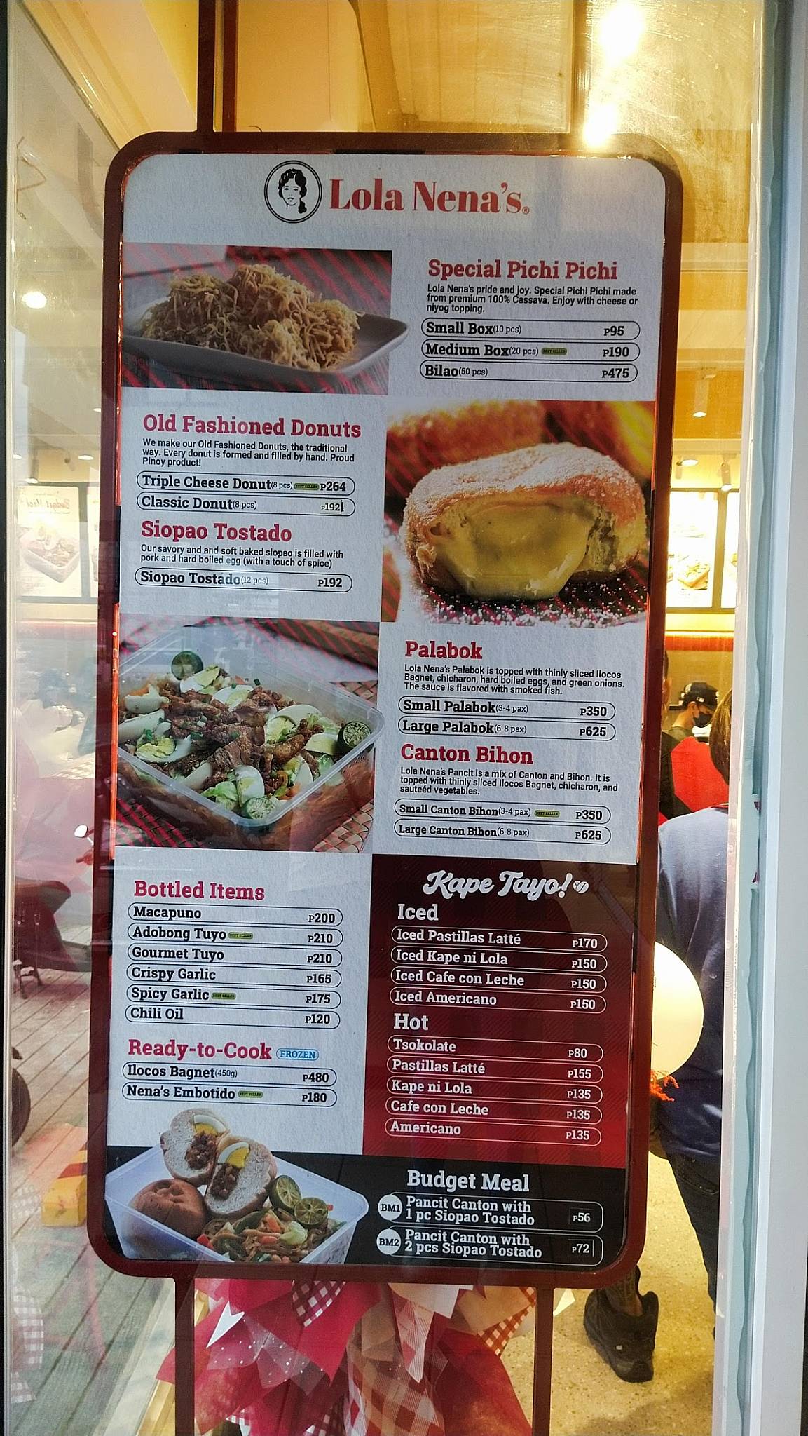 Menu at Lola Nena’s - Calamba restaurant, Calamba