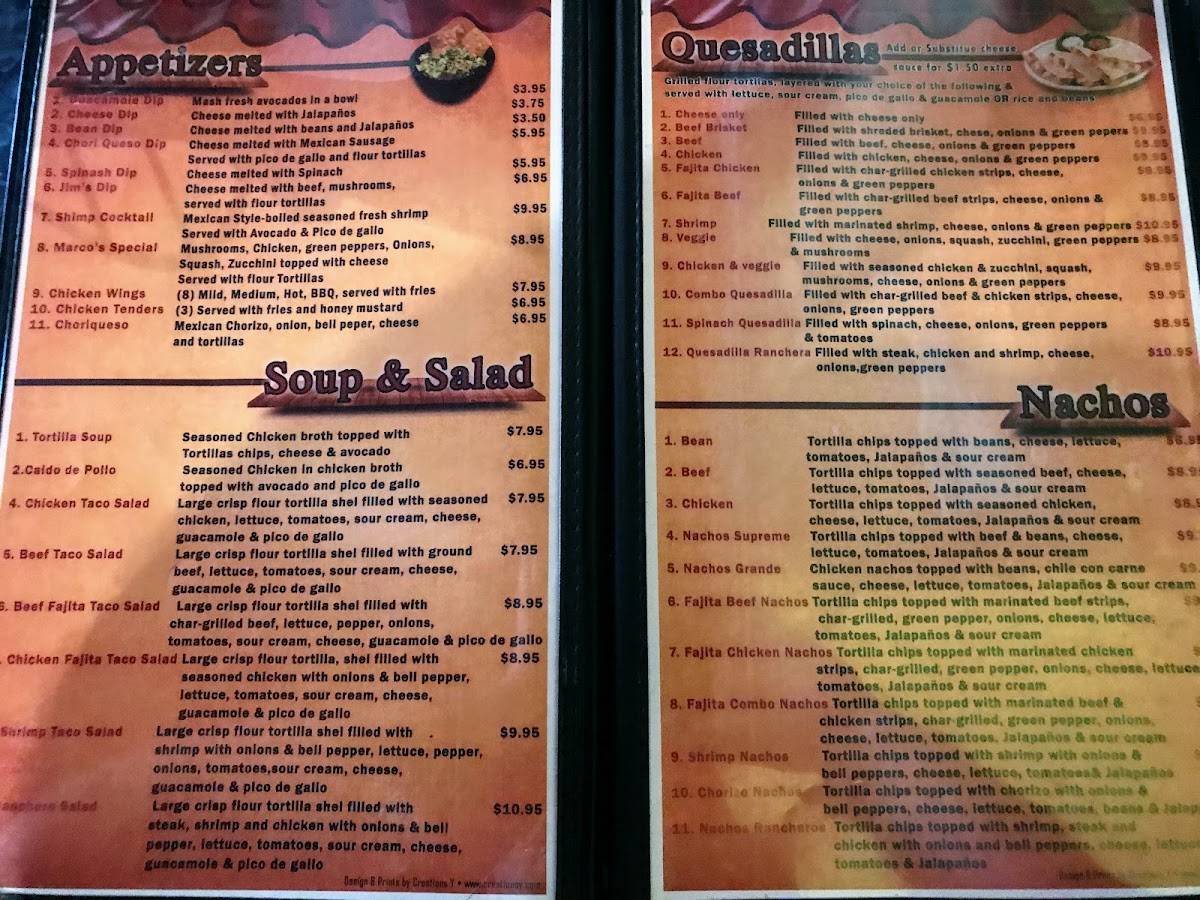 Menu at Los Rancheros Mexican Grill Forestdale restaurant, Birmingham ...