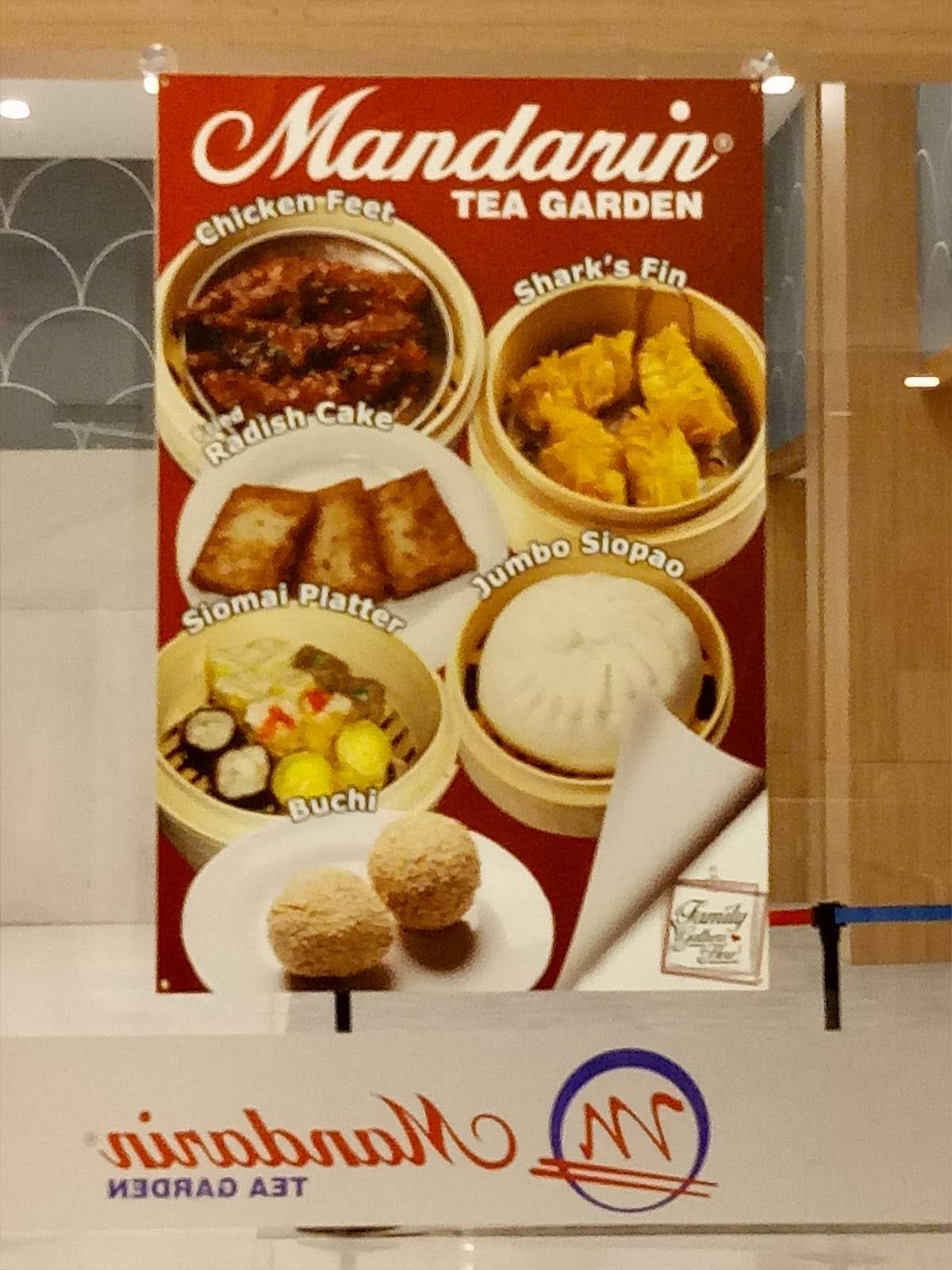 Carta del restaurante Mandarin Tea Garden, General Santos, 2/F