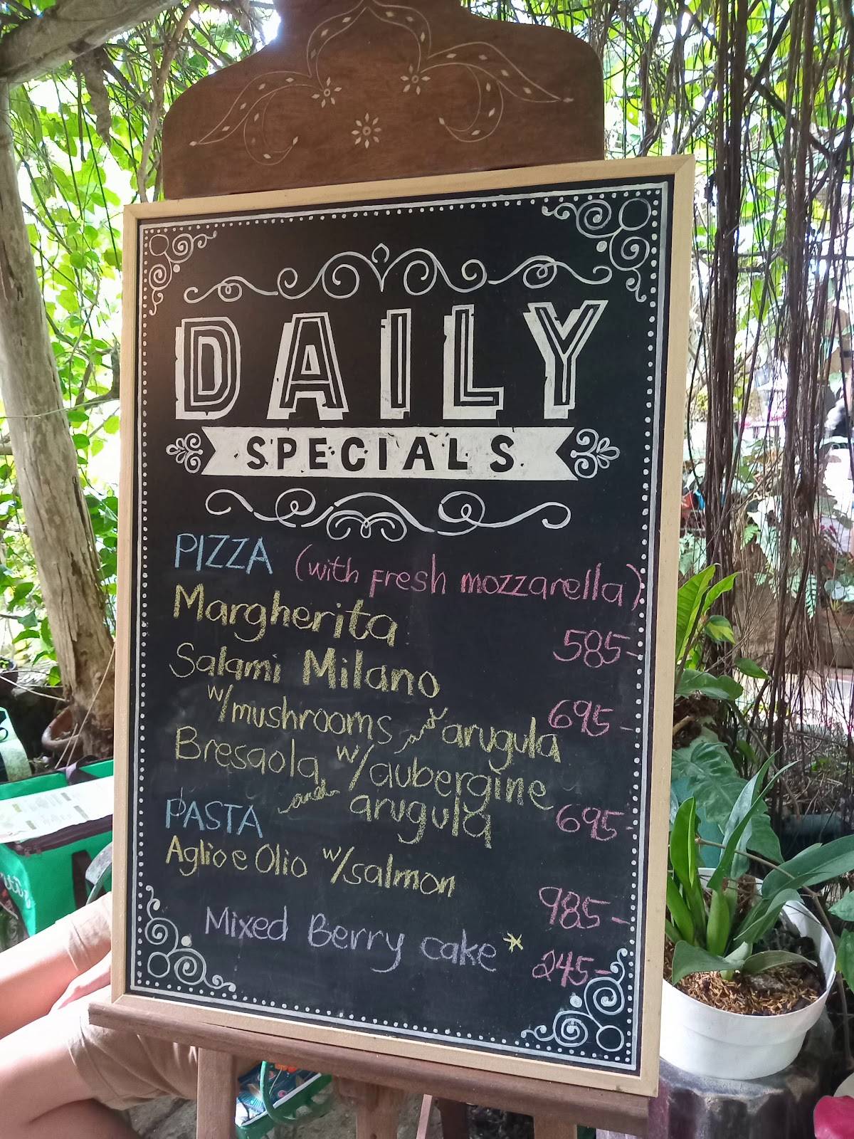 Menu at Marcia Adams' Restaurant, Tagaytay