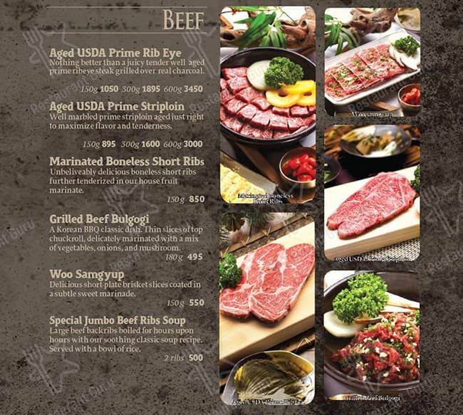 Menu at Namoo House BBQ, Taguig, Ground Floor Uptown Parade 9th Avenue ...