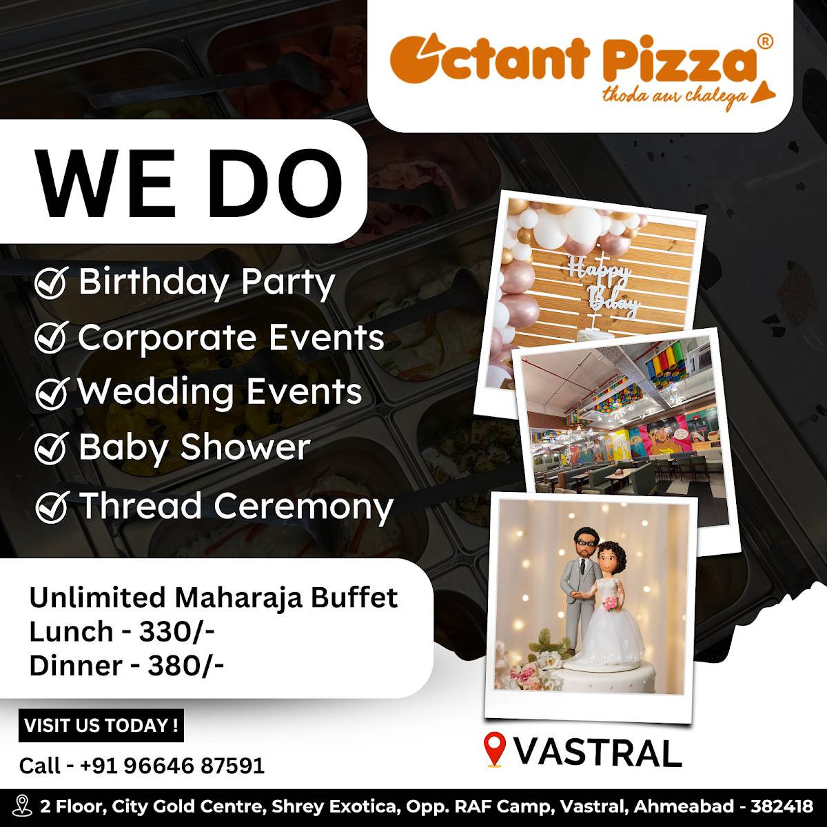 Menu at Octant Pizza Vastral Biggest Pizzeria in Ahmedabad Best ...