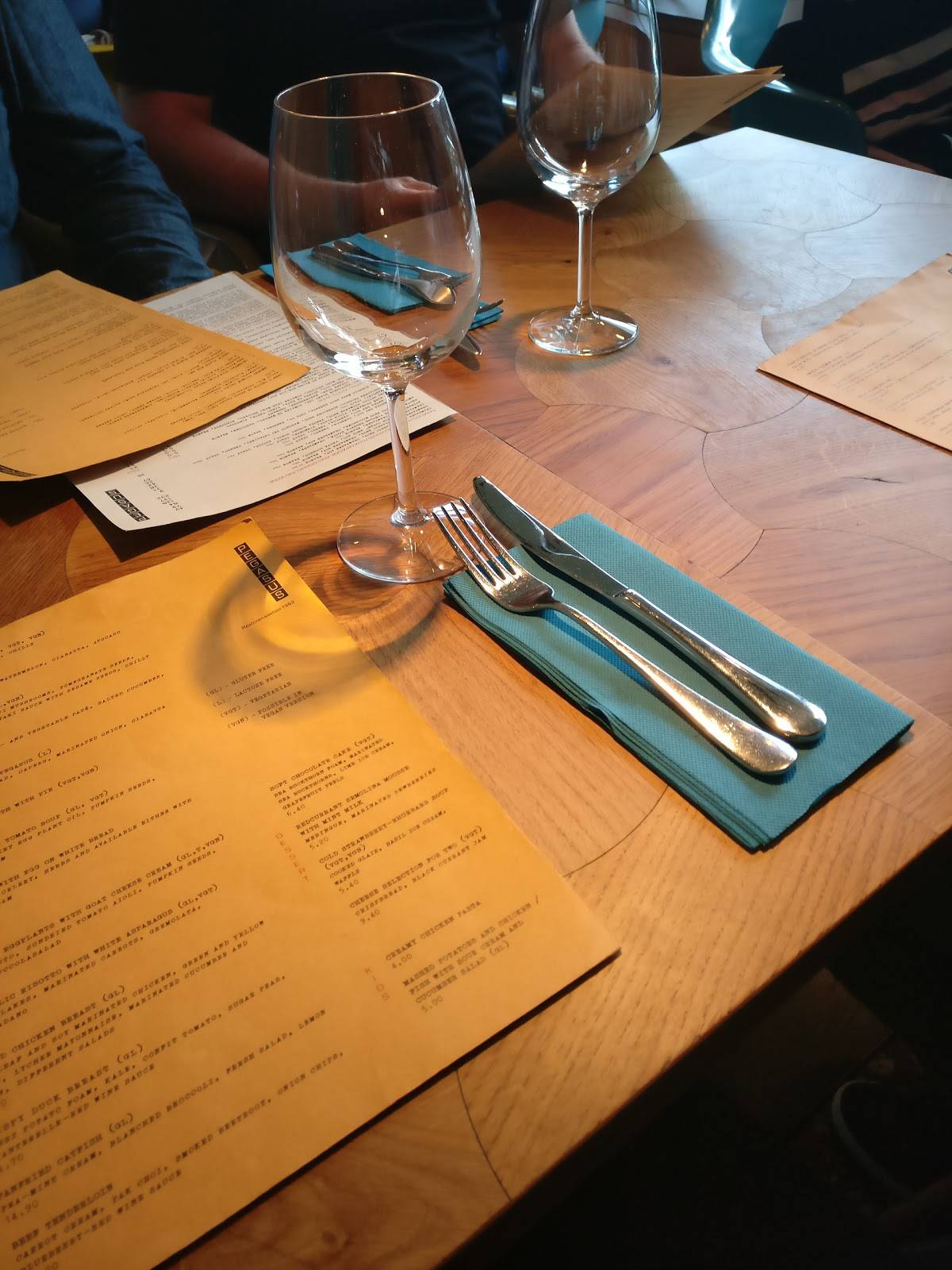 Menu at Restaurant Pegasus, Tallinn