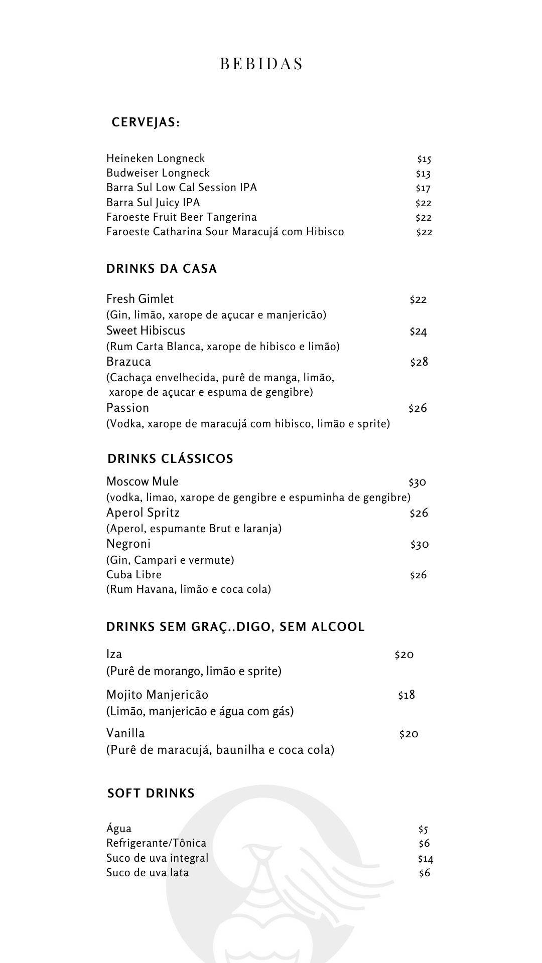Menu em Dorê Cozinha restaurante, Itajaí