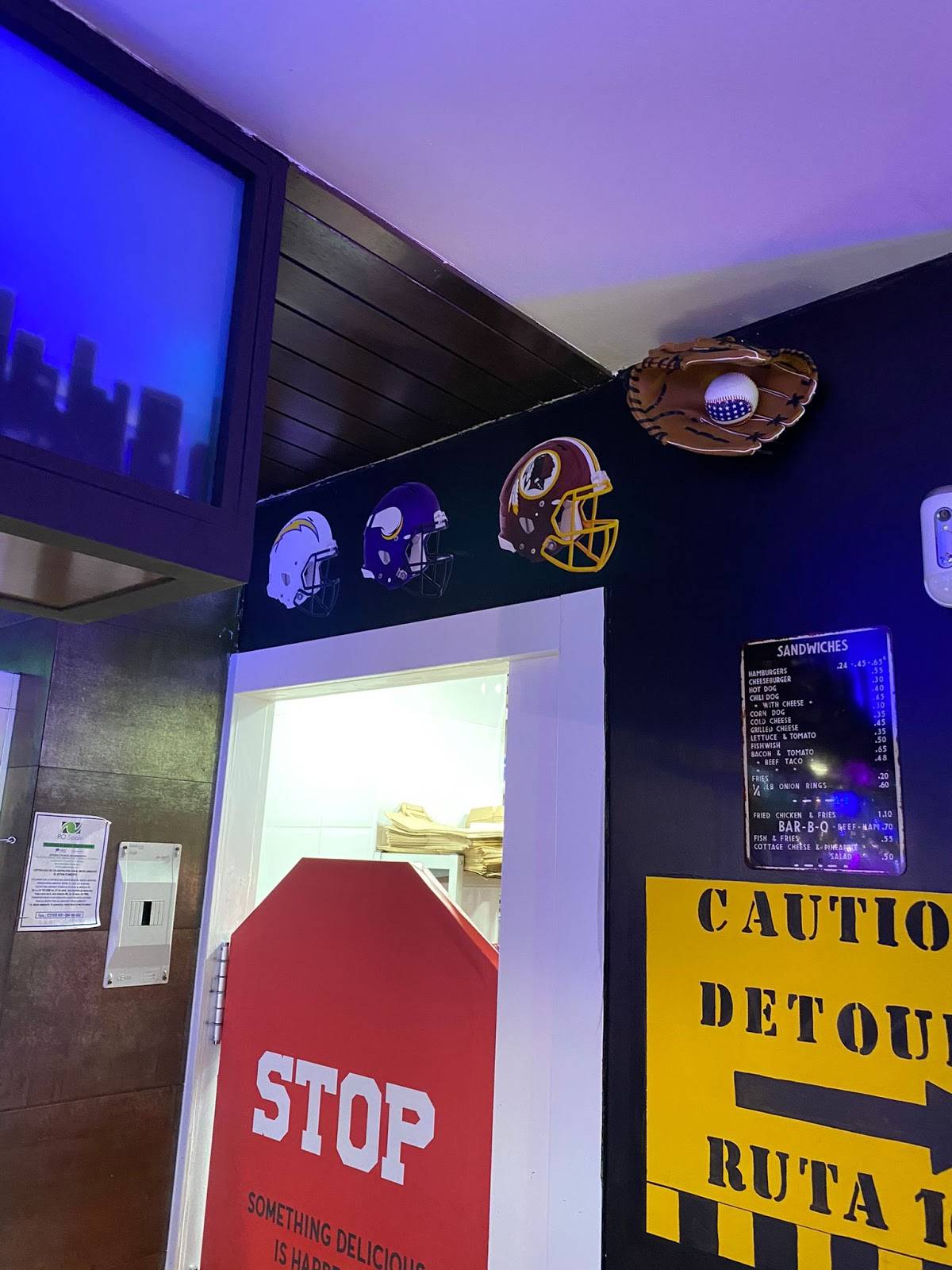 Menu at Ruta 108 restaurant, Madrid