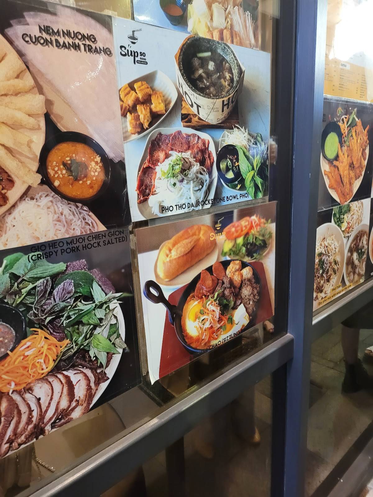Menu at SUP SO GOOD restaurant, Northbridge