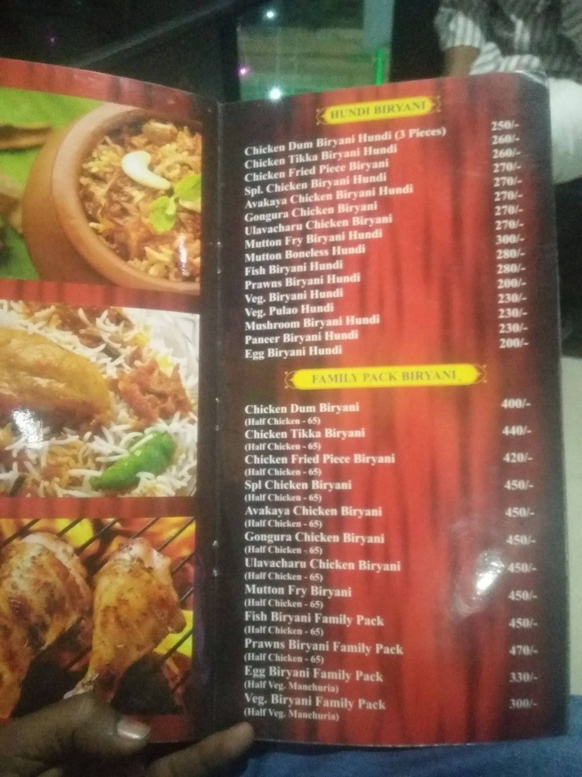 Menu at Sri Lakshmi Multi Cuisine Family Restaurant, Hyderabad