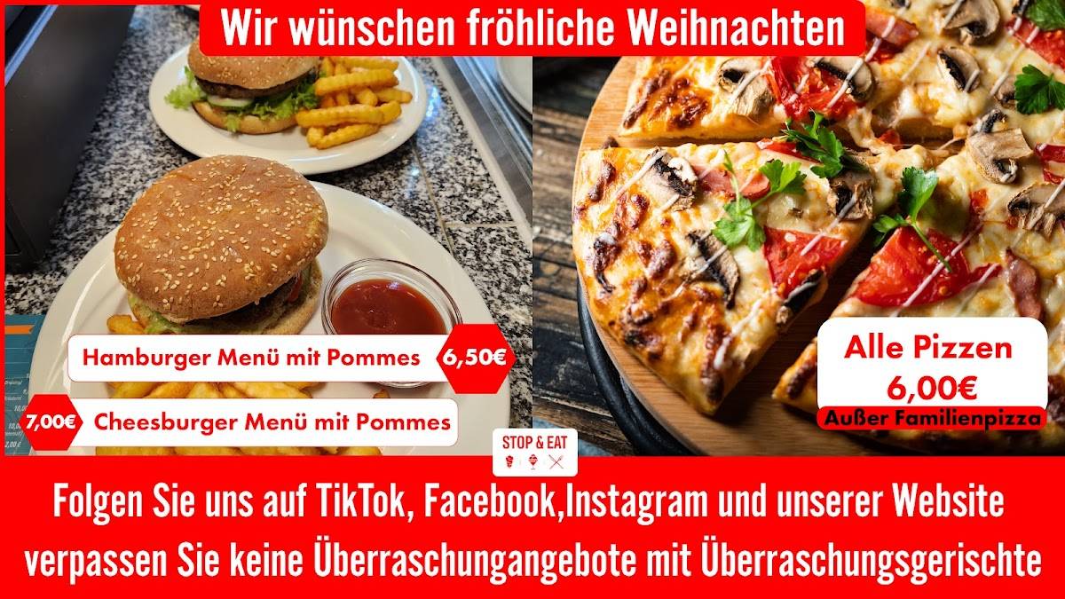 Speisekarte von Stop & Eat restaurant, Dunningen