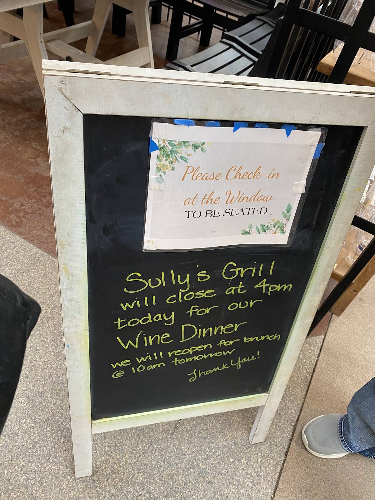 Menu at Sully's Grill at Sullivan Hardware & Garden restaurant ...