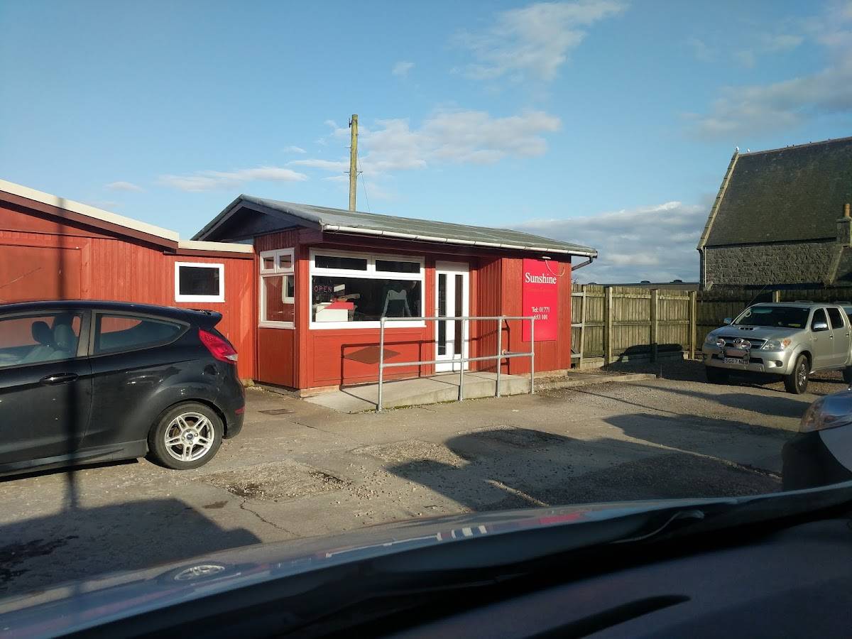 Menu at Sunshine Chinese Takeaway restaurant, New Pitsligo