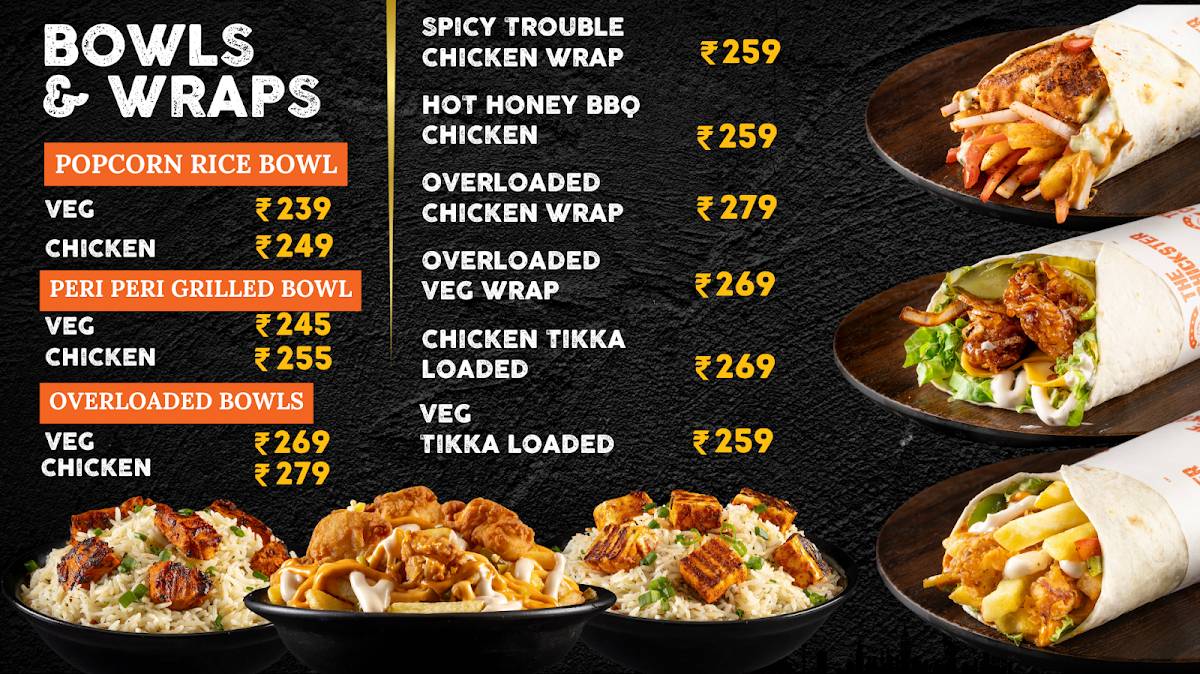 Menu at THE CHICKSTER, Pune
