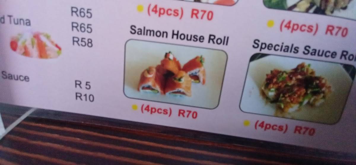 Menu at Taishan Restaurant The Sanctuary Mall (Somerset West), Cape Town