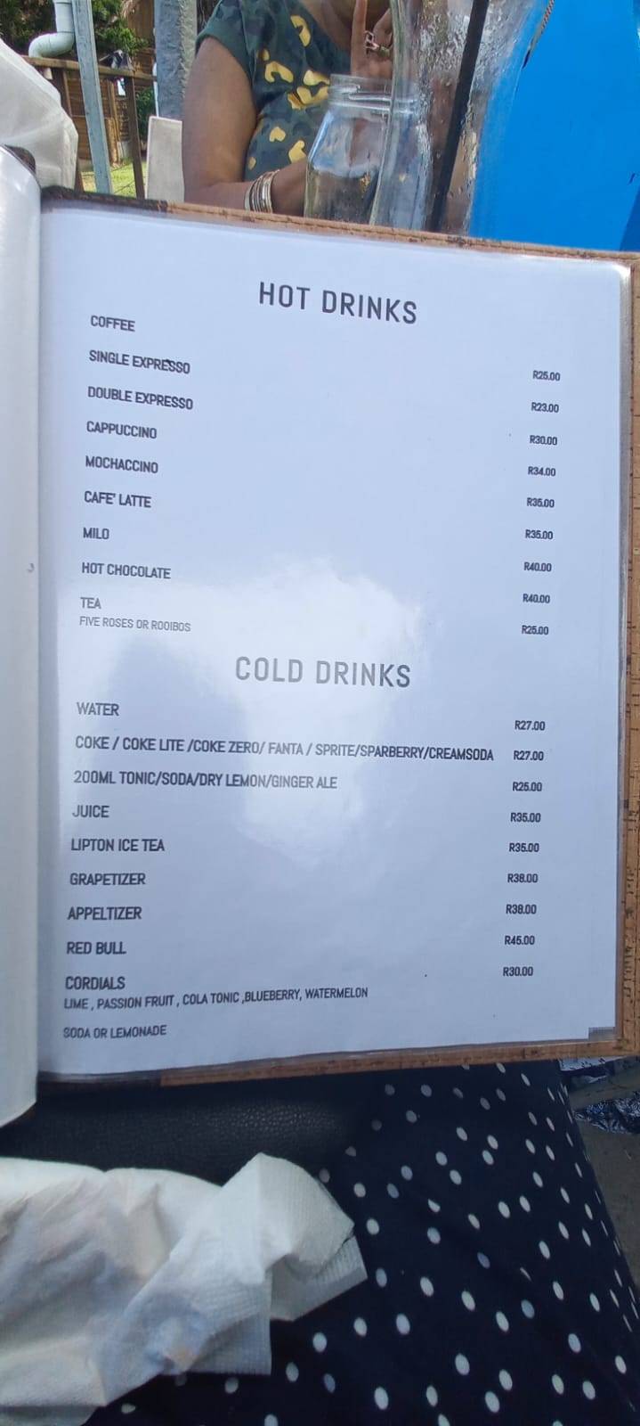 Menu at The Bell Restaurant, Park Rynie