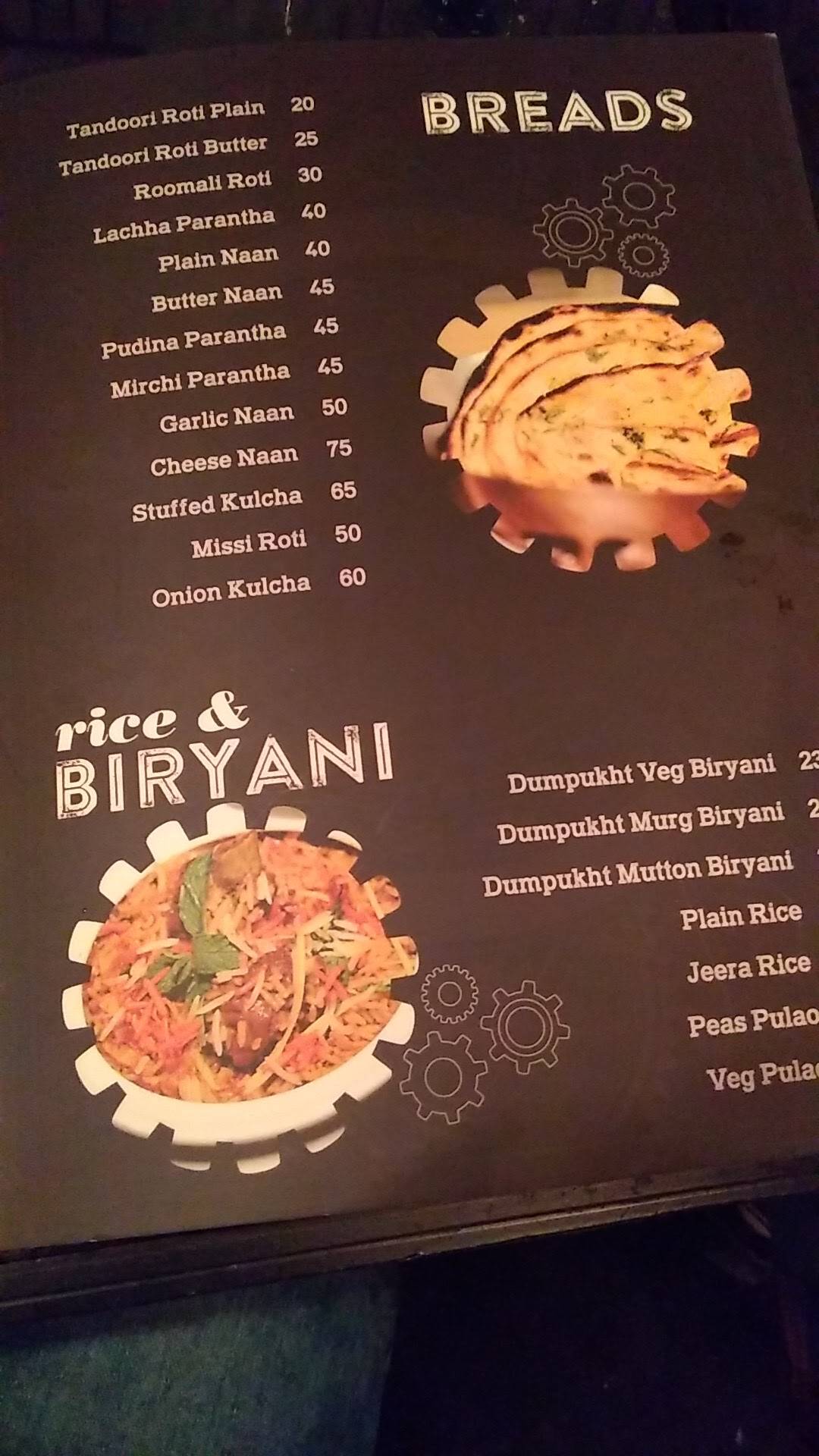 Menu at The Food Workshop, Ghaziabad, C-84