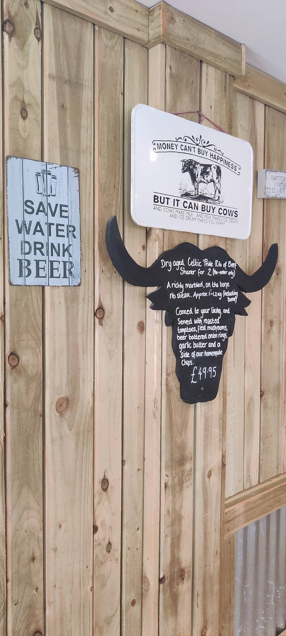 Menu at The Moody Cow Farm Shop & Welsh Bistro restaurant, Aberaeron ...