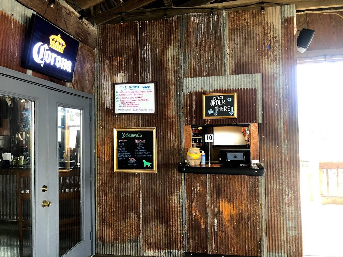 Menu at The River Shack restaurant, Mobile, Marina Dr S