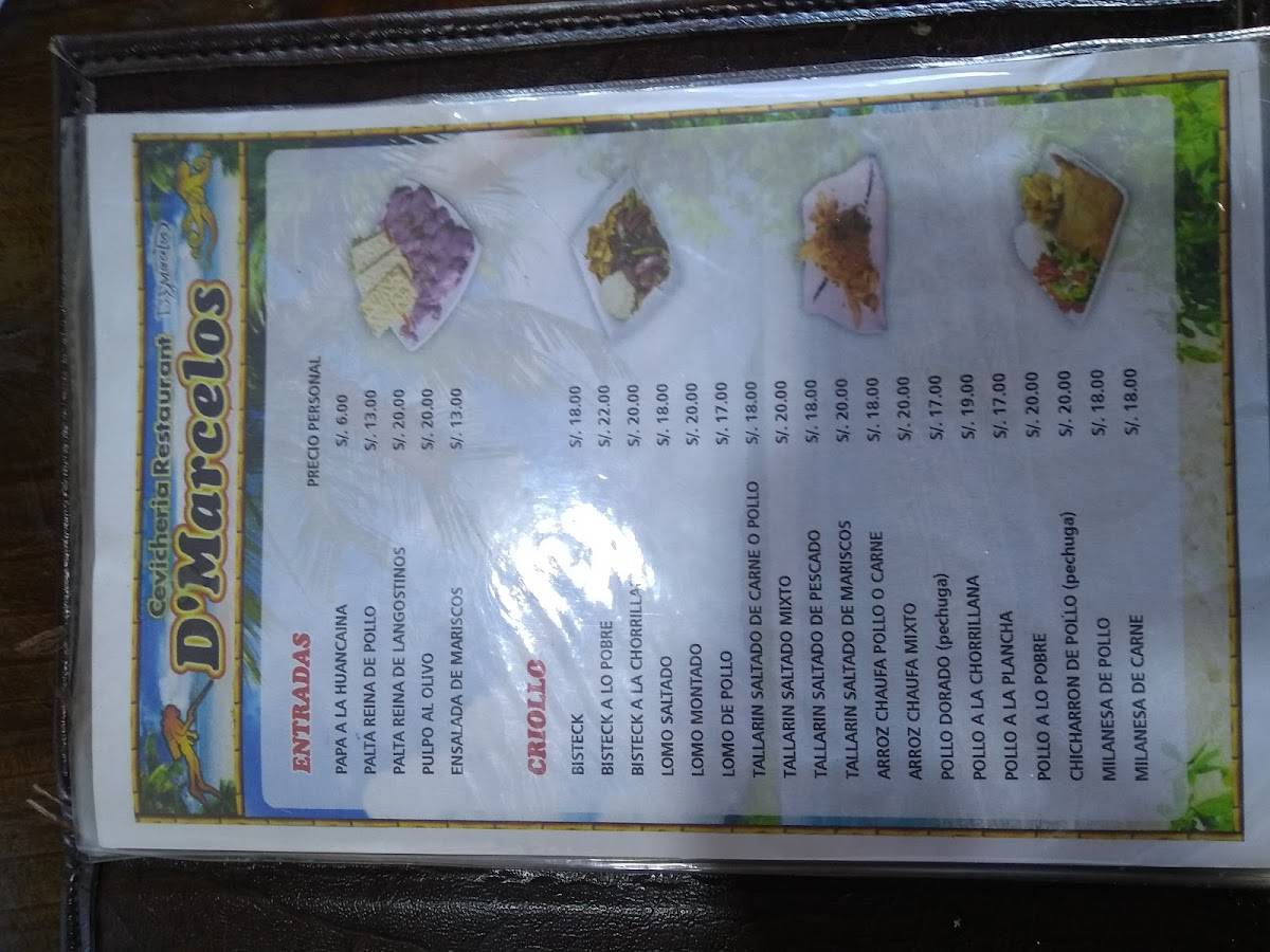 Carta de Restaurant Urus, Tacna, Avda. Leguía 1105