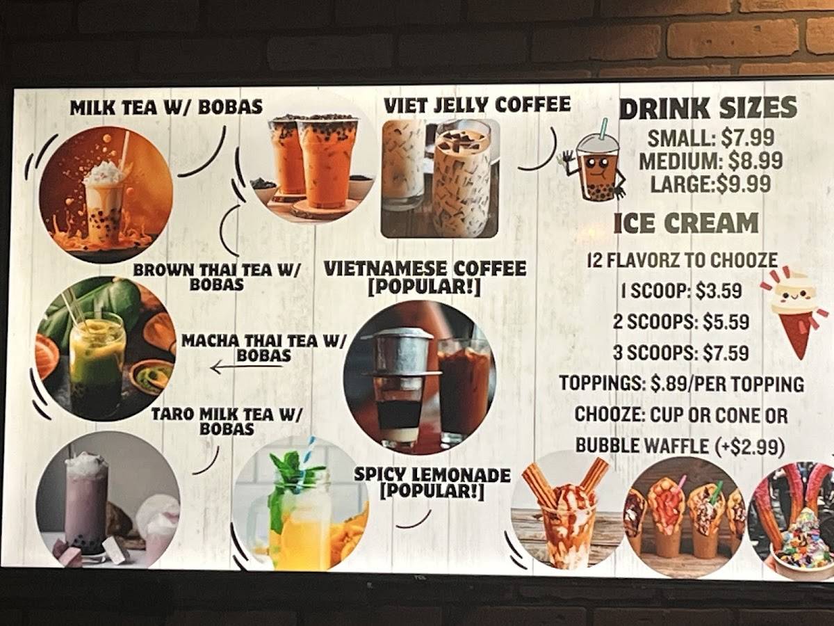 Menu at Vienmex - Asian Fusion Street Food restaurant, Lindale