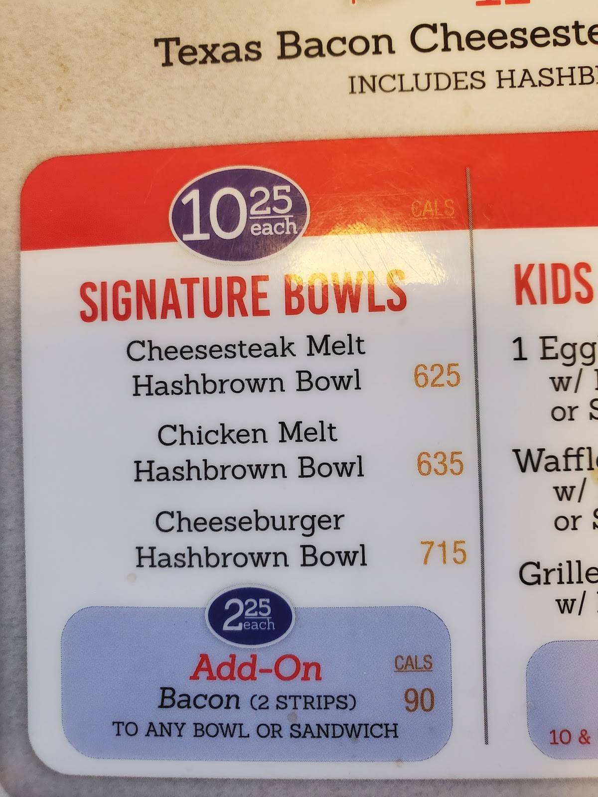 Menu at Waffle House restaurant, Good Hope, Co Rd 437