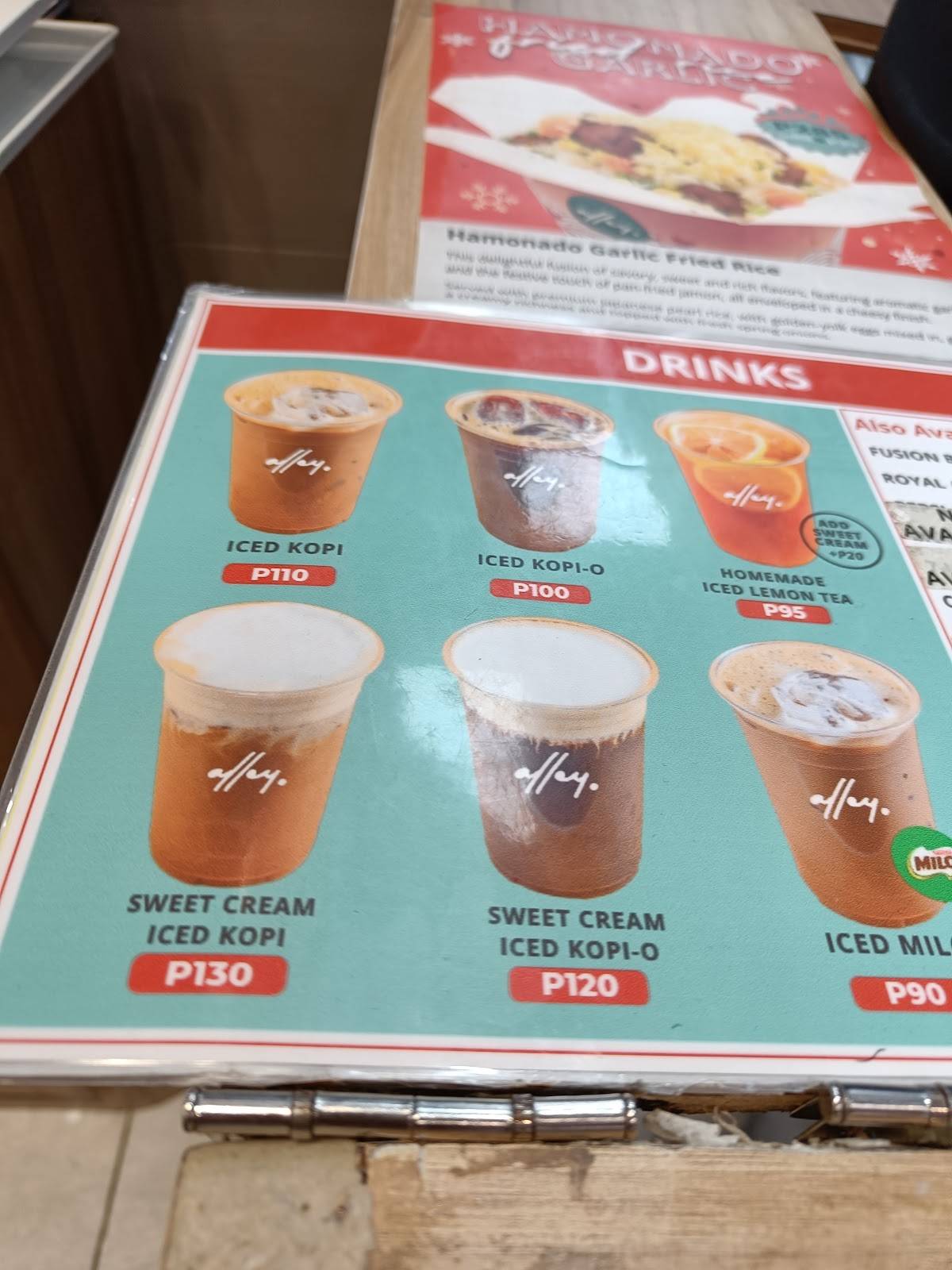 Carta del restaurante Wok Alley - SM Mall of Asia, Pasay