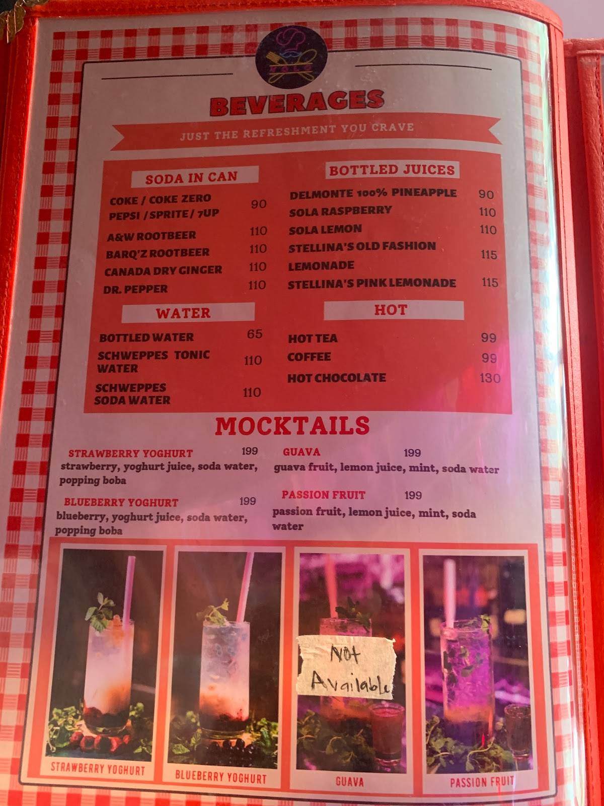 Menu at YOLO Retro Diner - BF Resort restaurant, Las Pinas