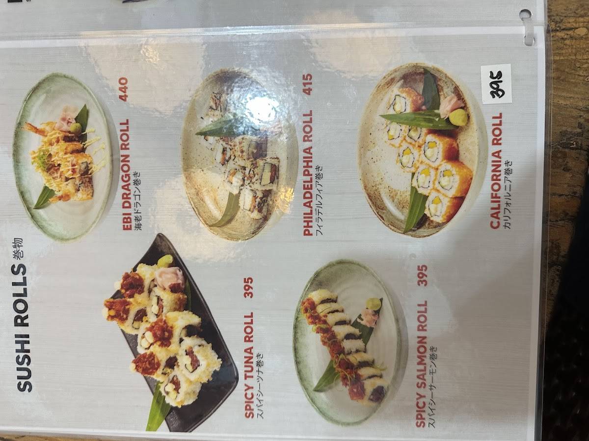 Menu at Zenzen Japanese Food Hall and Cafe, Alfonso